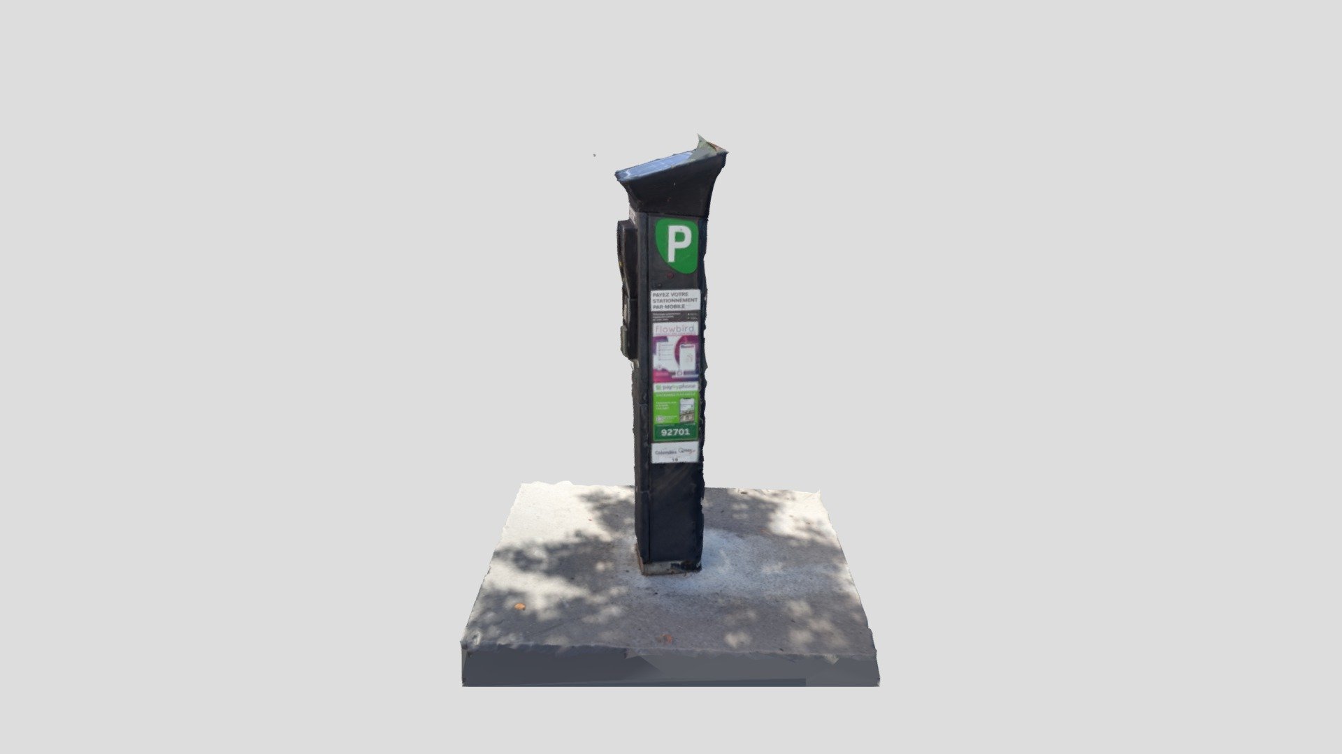 Parking Meter - Colombes - Download Free 3D model by Ronan (@ronan ...