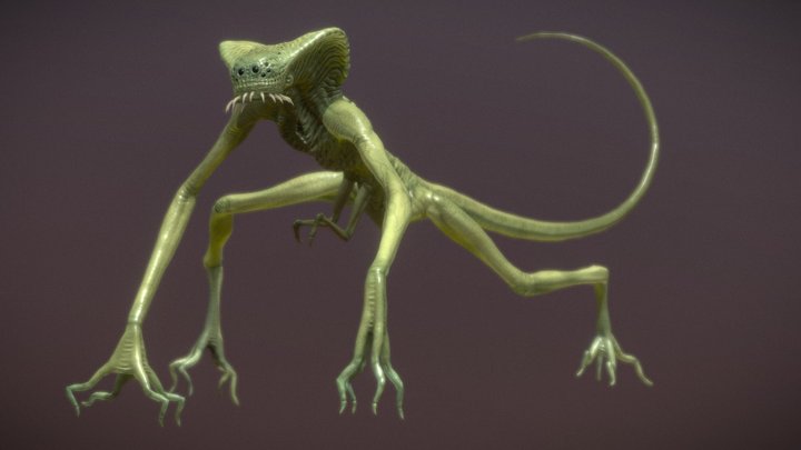 Alien-creature 3D models - Sketchfab