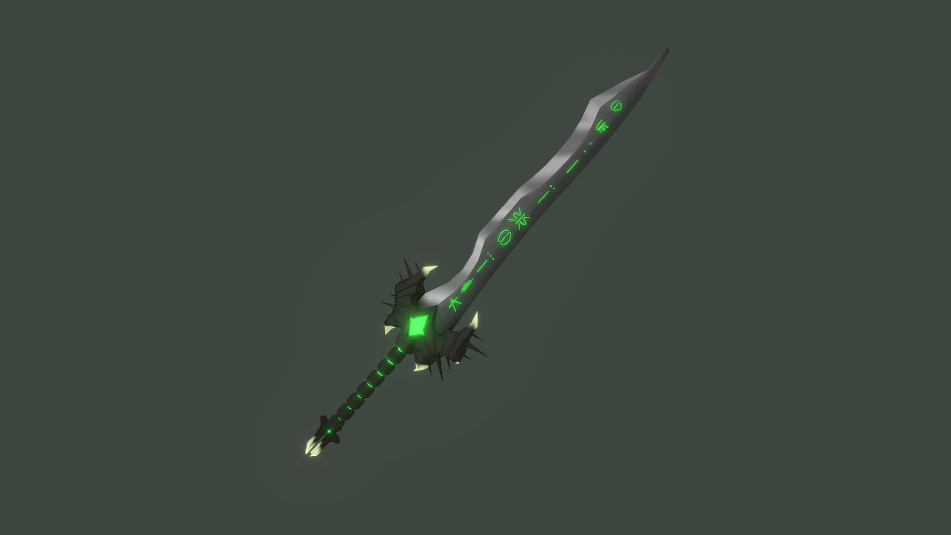 [STUDENT WORK] Lukram Devorix - Epic Sword - 3D model by Ozetis ...