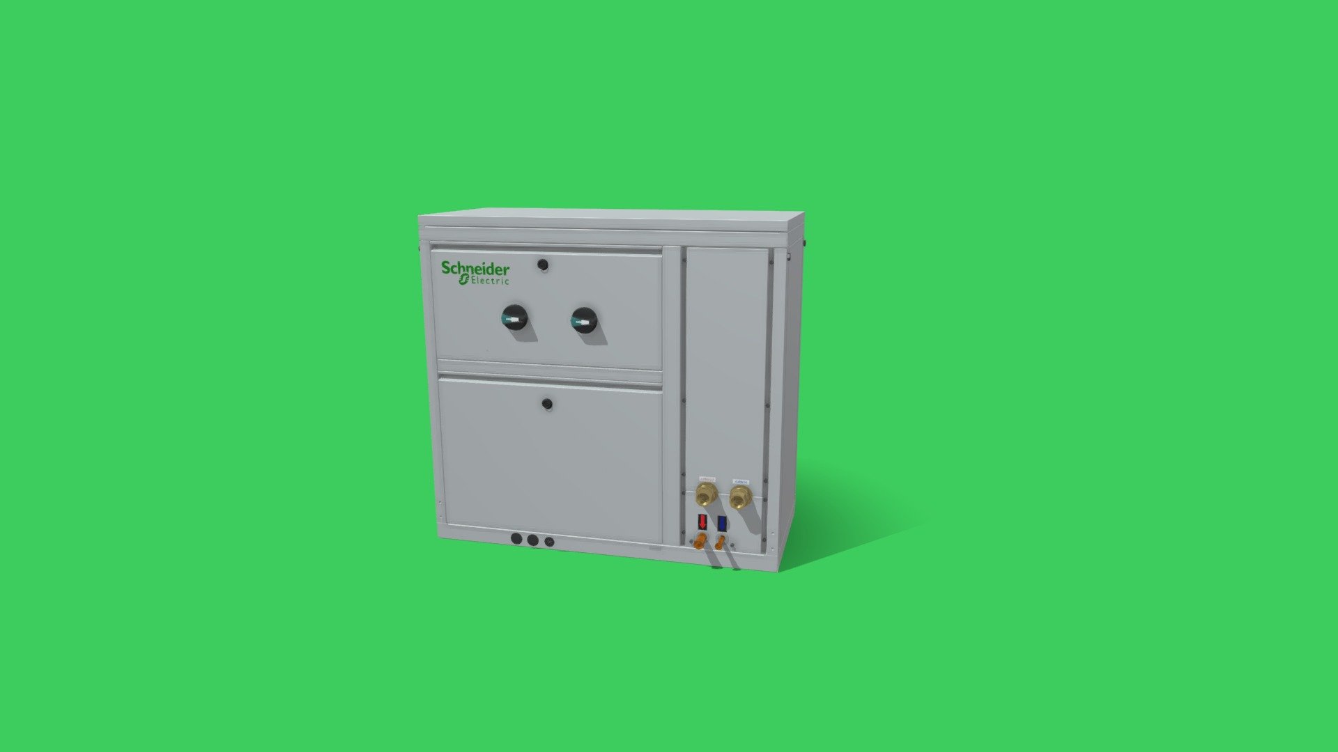 Uniflair DX Economizer InRow 300mm External - 3D model by Schneider ...