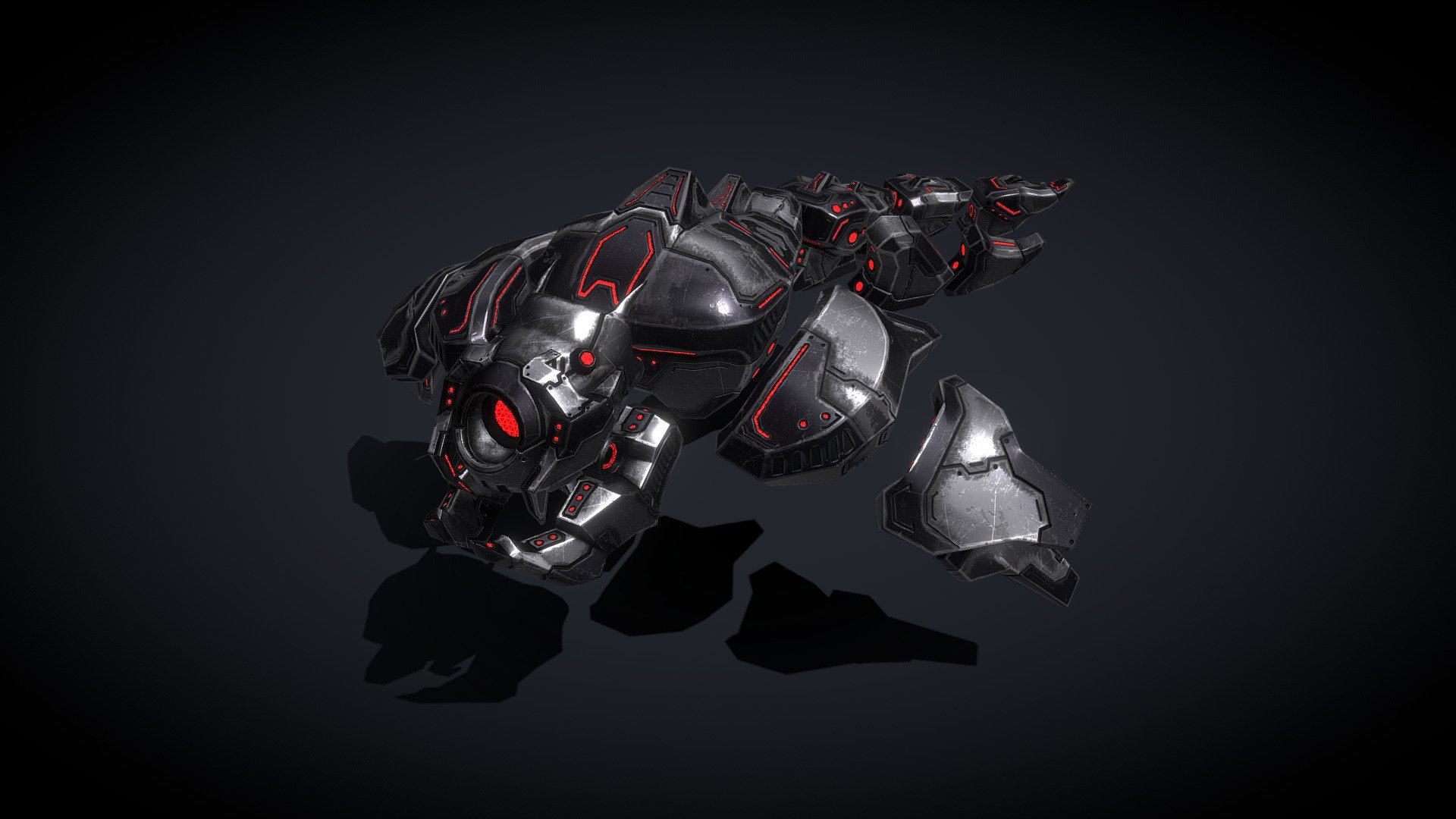 Exo Core : Tank - 3D model by Axel Martin (@axel.martin) [806bbe5 ...