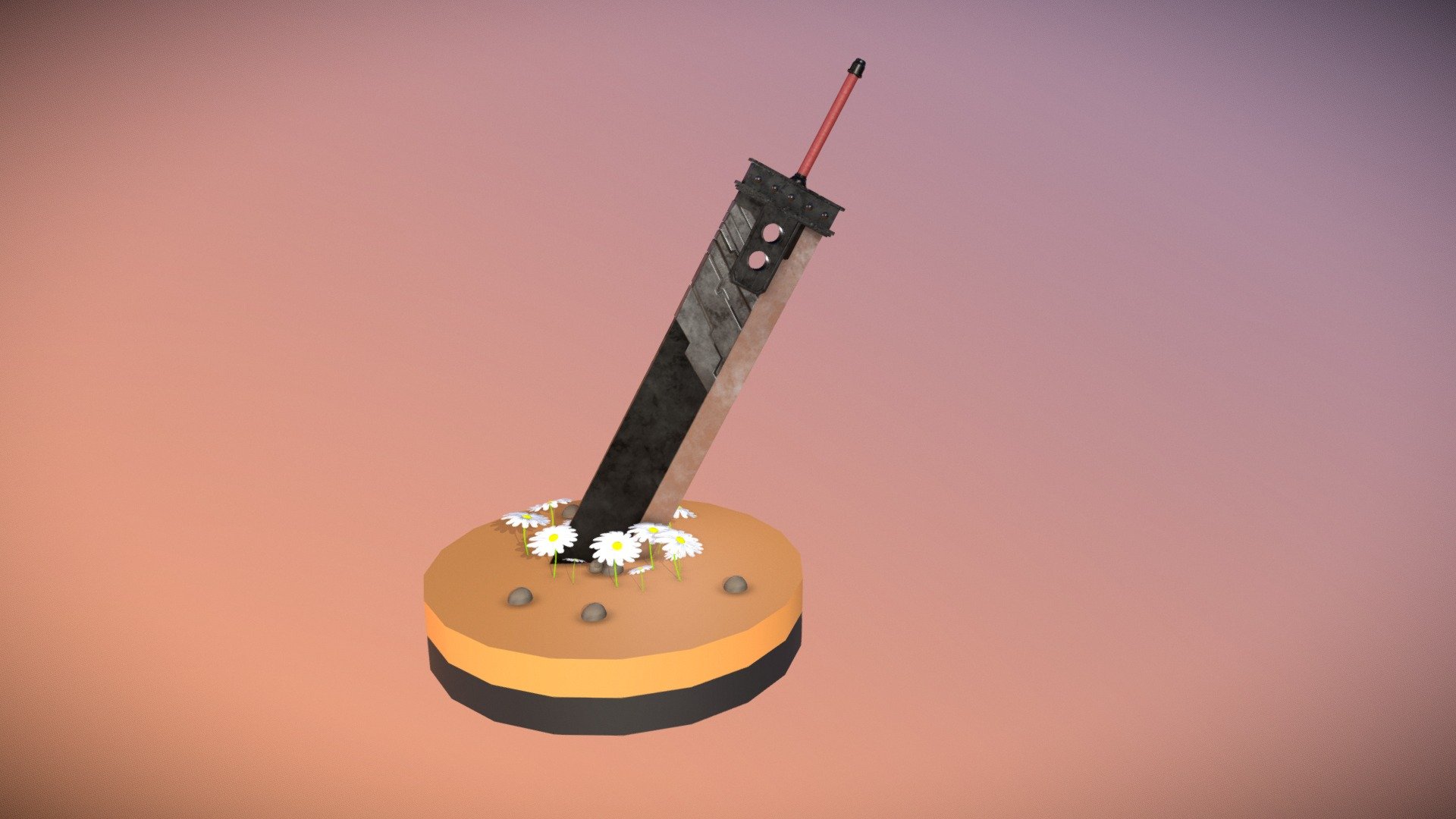 "Buster Sword" - 3D model by Joli [806c939] - Sketchfab