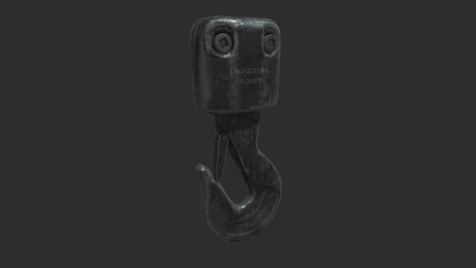 Clevis Hook / Shackle Study - High to Med Poly - 3D model by Andrew ...