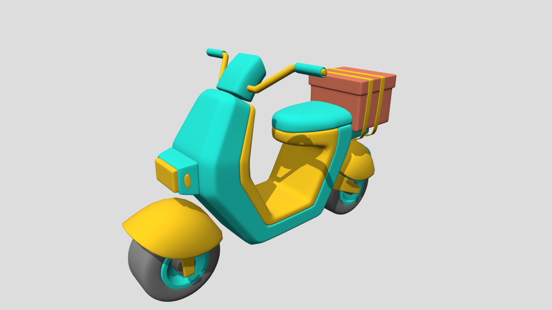 Scooter - 3D model by ruslanmikaielian [806fe07] - Sketchfab