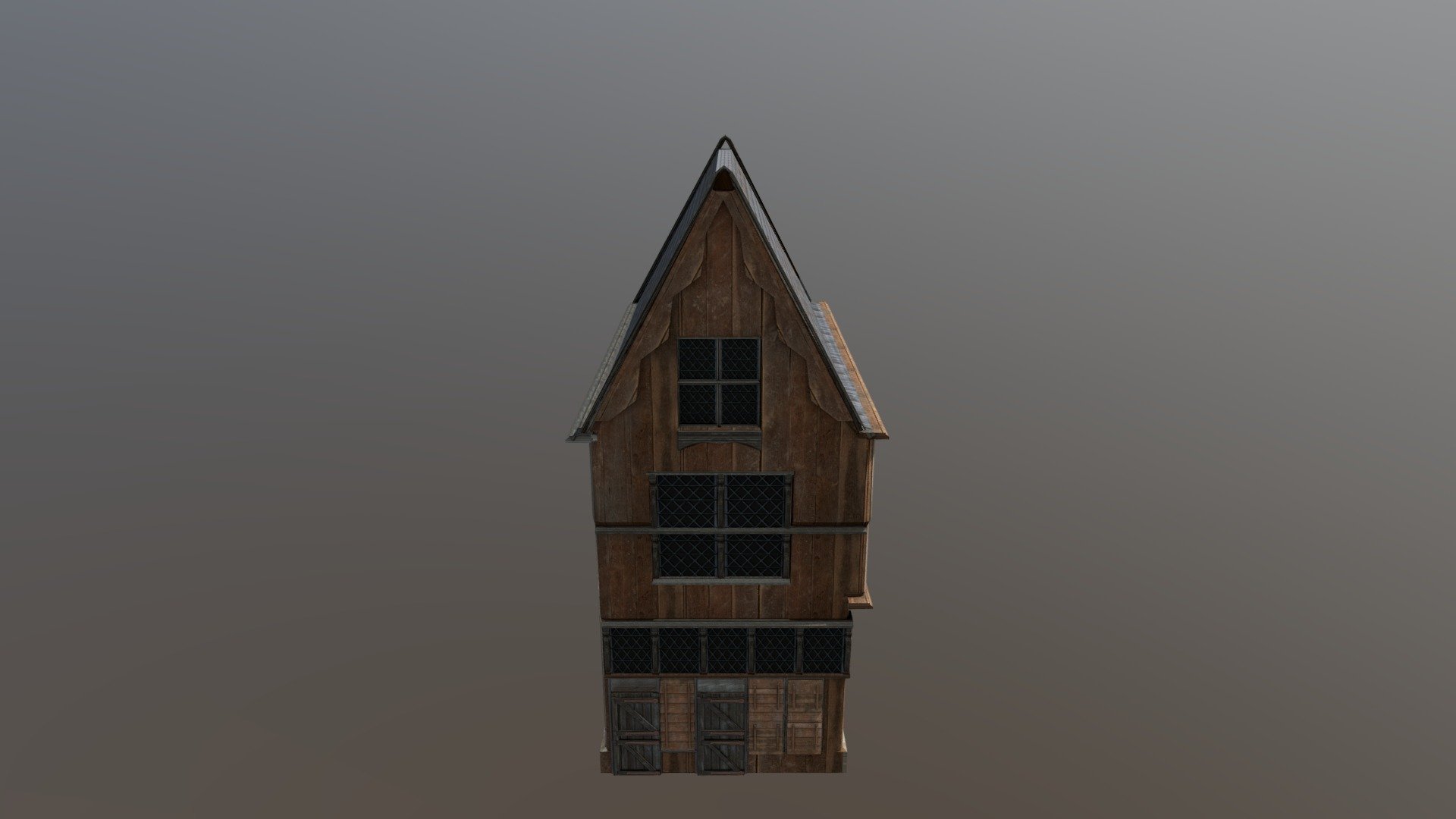 Tall Medieval House 1 - 3D model by Halon_Keiser [8071e09] - Sketchfab