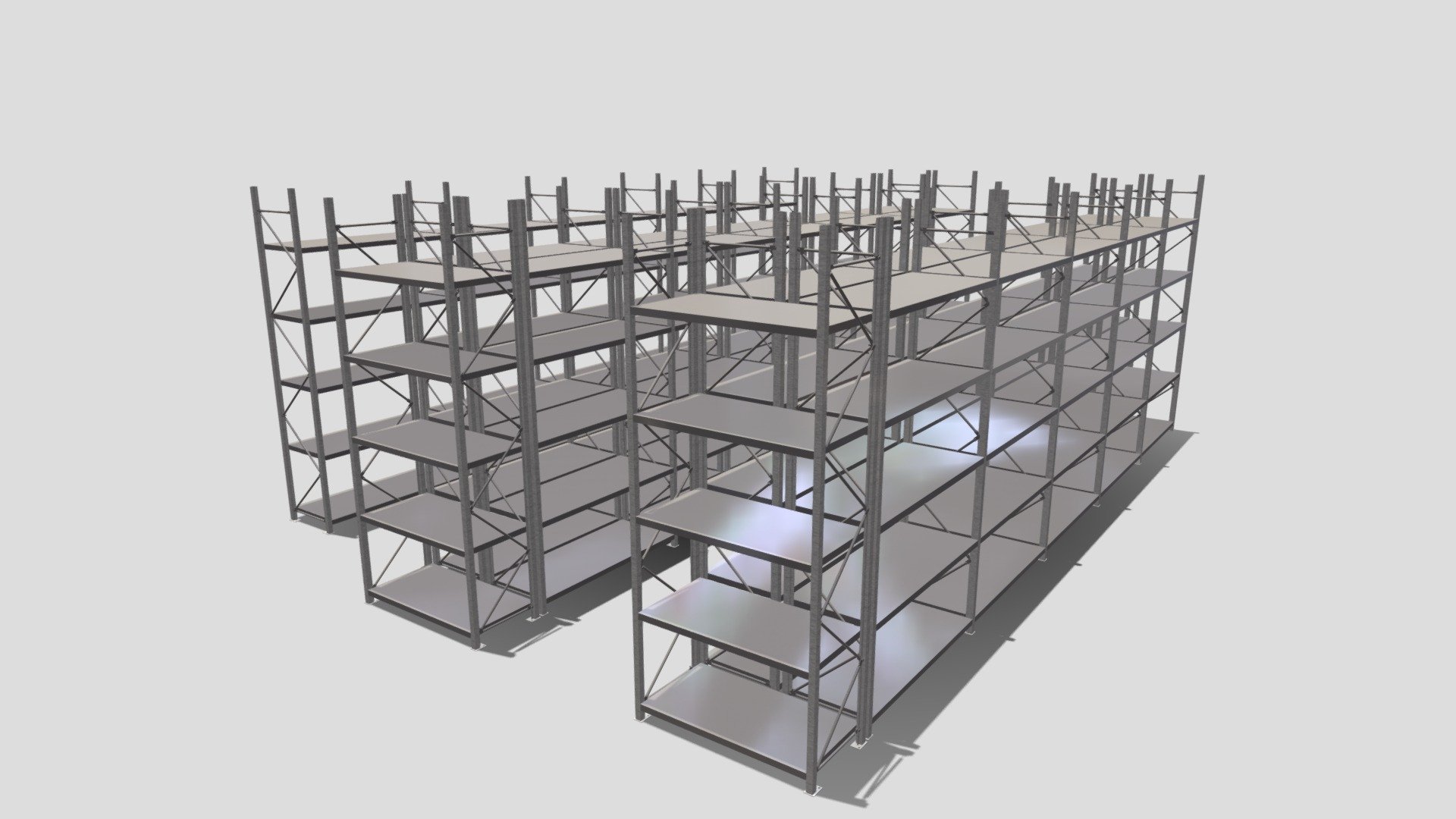 Rayonnage léger - Download Free 3D model by raphaelviany [8071eff ...