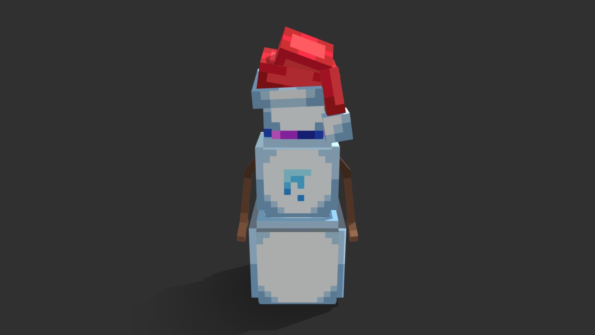 Snowman shopkeeper NPC - 3D model by tek (@tekdays) [80751e7] - Sketchfab