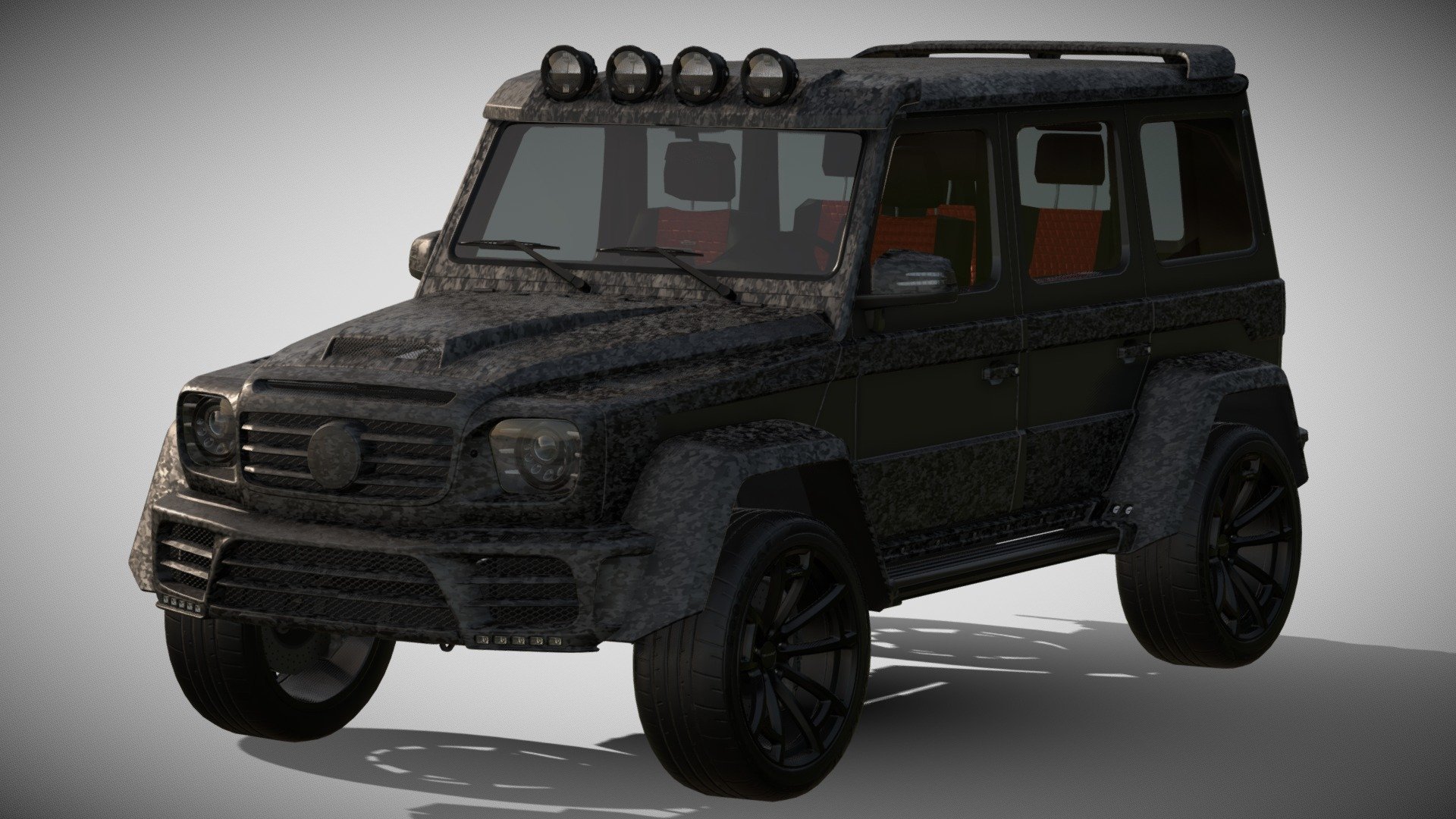 2017 Mansory Gronos G500 Black Desert G63 - Download Free 3D model by ...