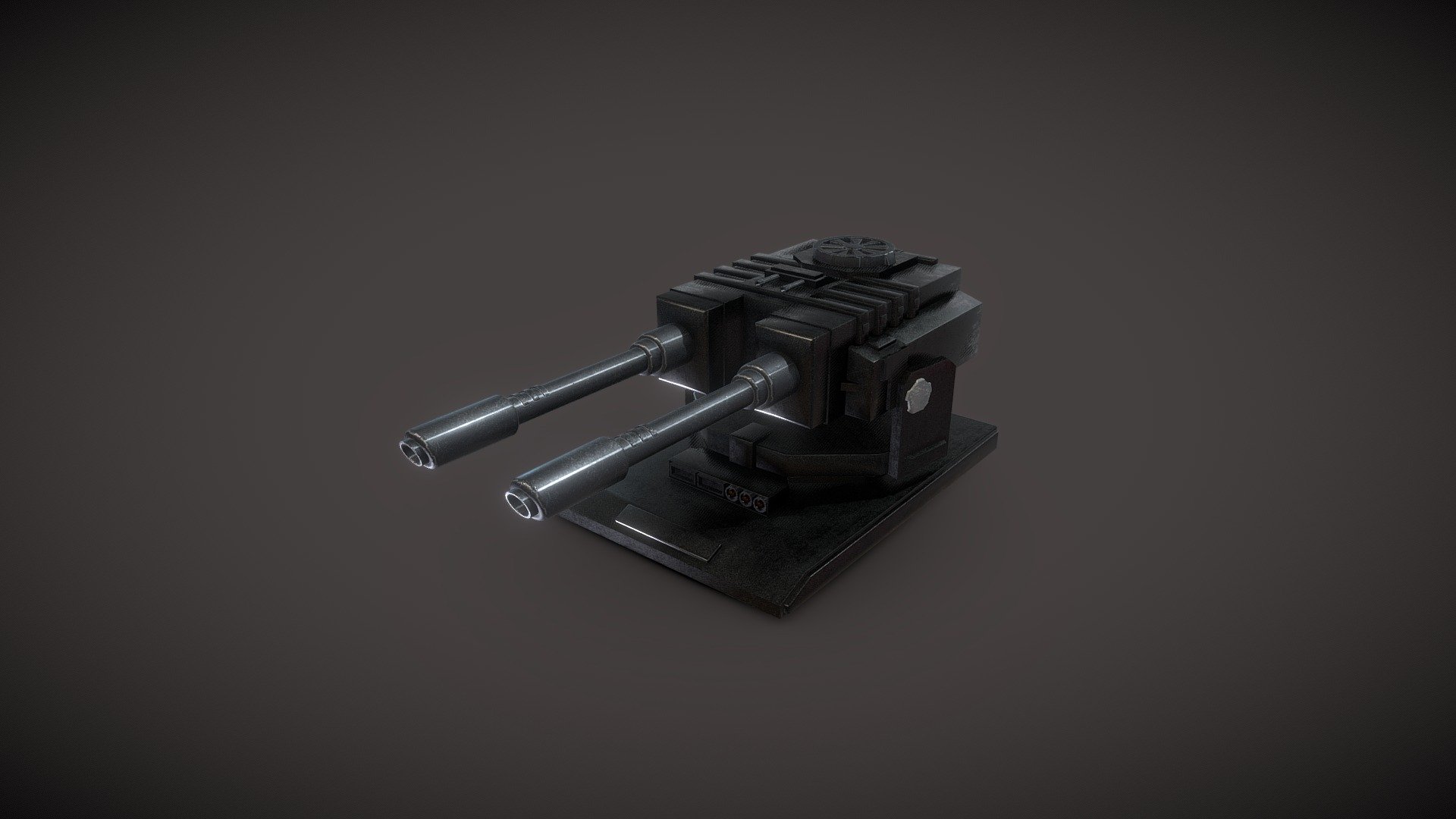 Turret - Download Free 3D model by Umut Calim (@UmutCalim) [8077587 ...