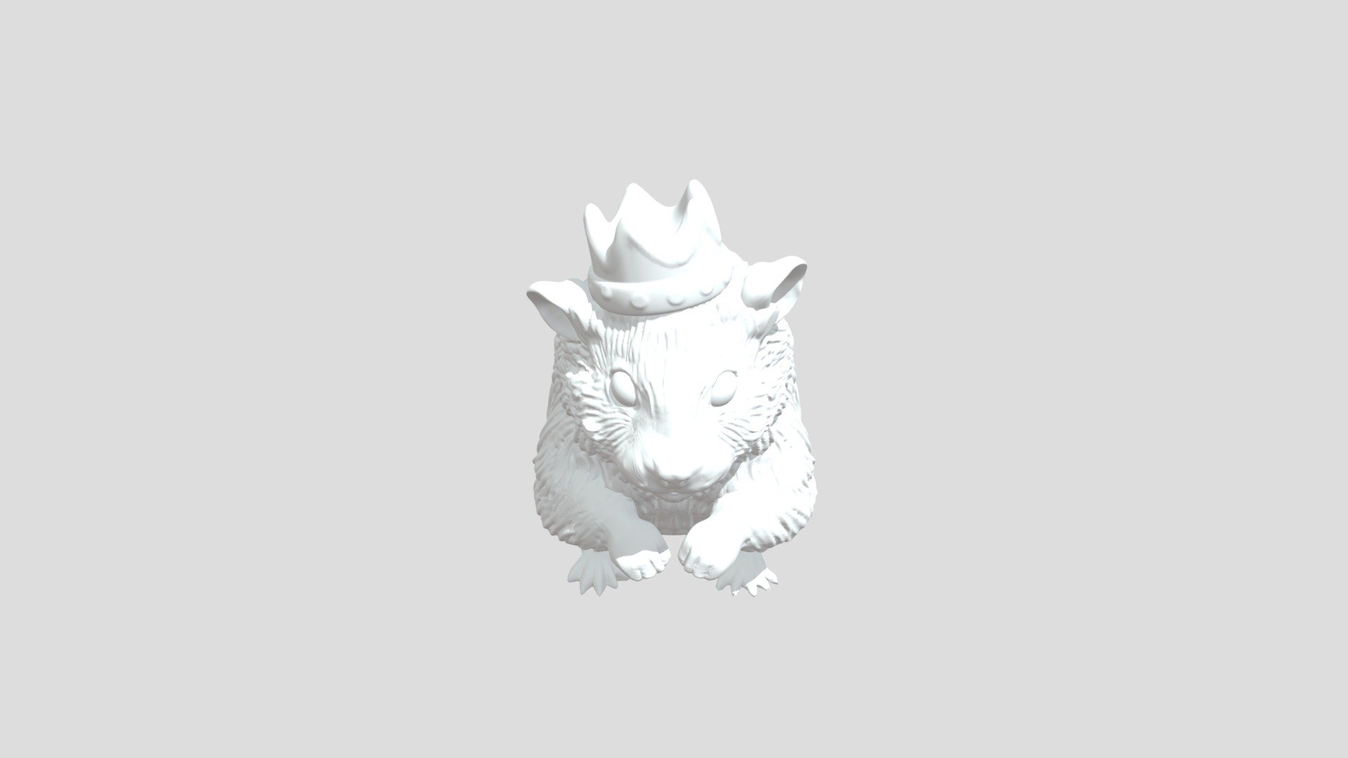 His Royal Hamster - 3D model by kernelpanicked [8078c7e] - Sketchfab