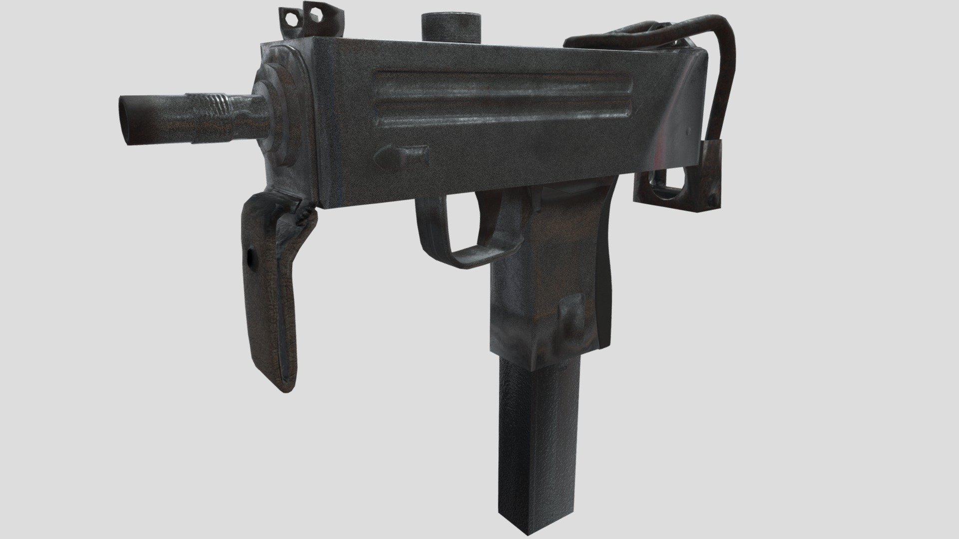 Ingram Mac-10 (Low-poly) - Download Free 3D model by Raider (@RaiderFlorence) [807b489] - Sketchfab