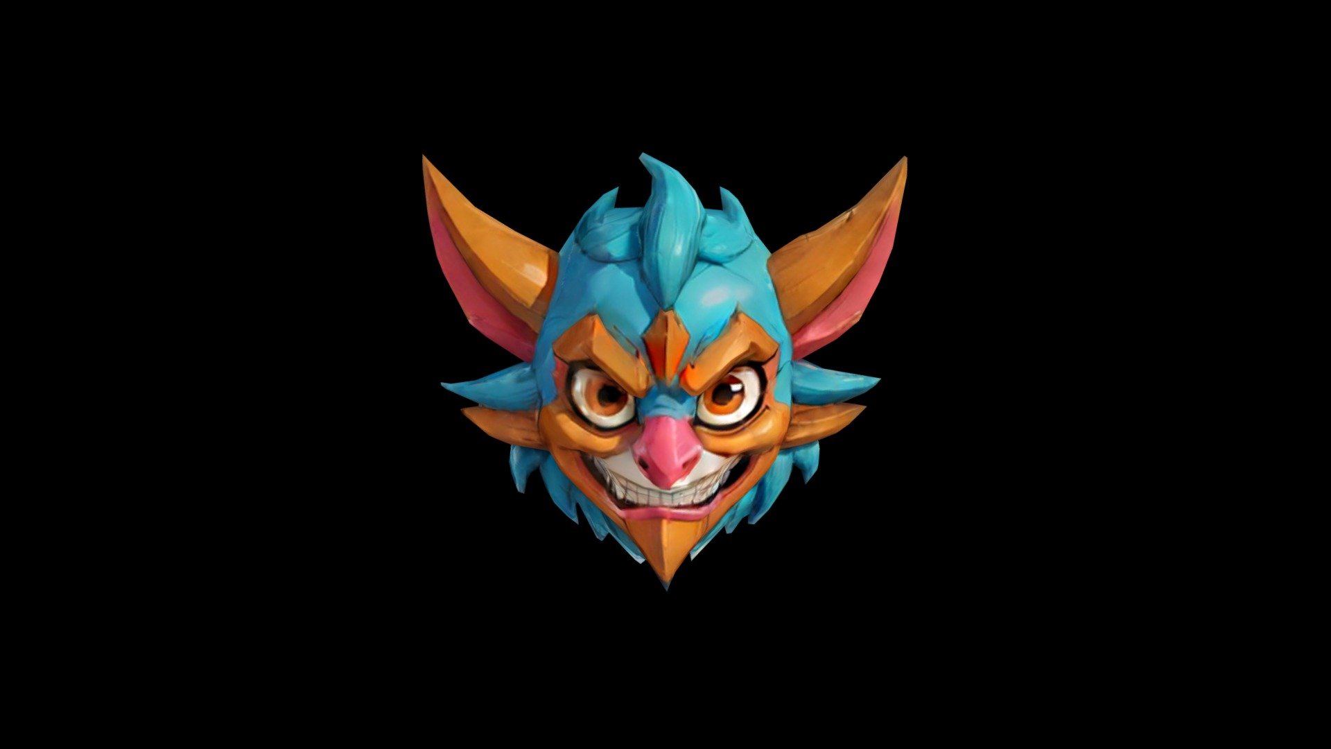 "Majestic Meow A Portrait in Cartoon" Eye Facial - Download Free 3D ...