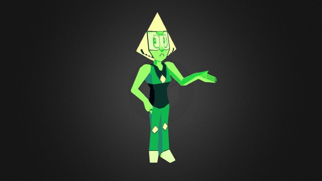Peridot - 3D model by K Backstrom (@roguesquirrel) [807da06] - Sketchfab