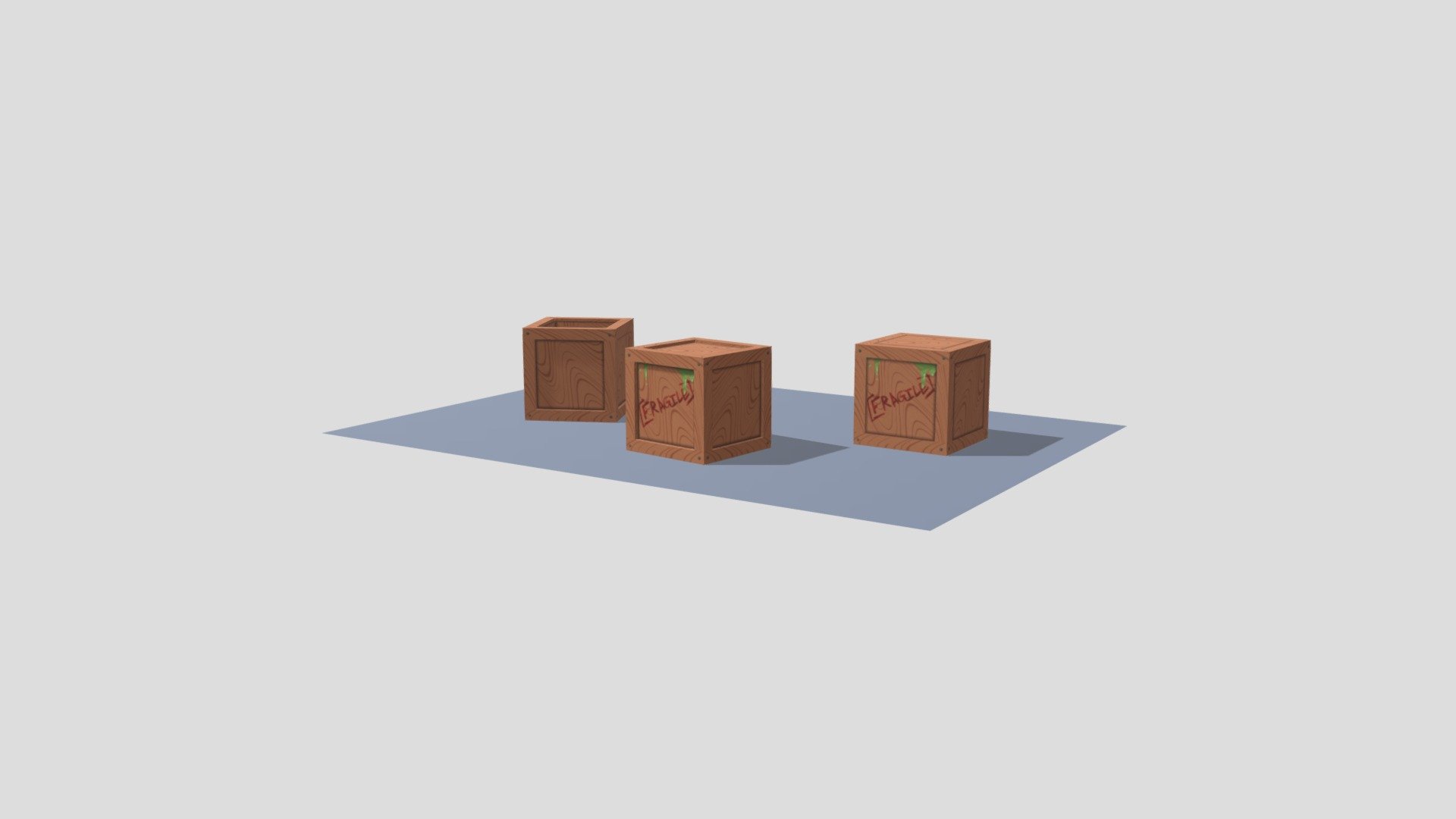 Fragile Crates - 3D model by spadinki [807dc97] - Sketchfab