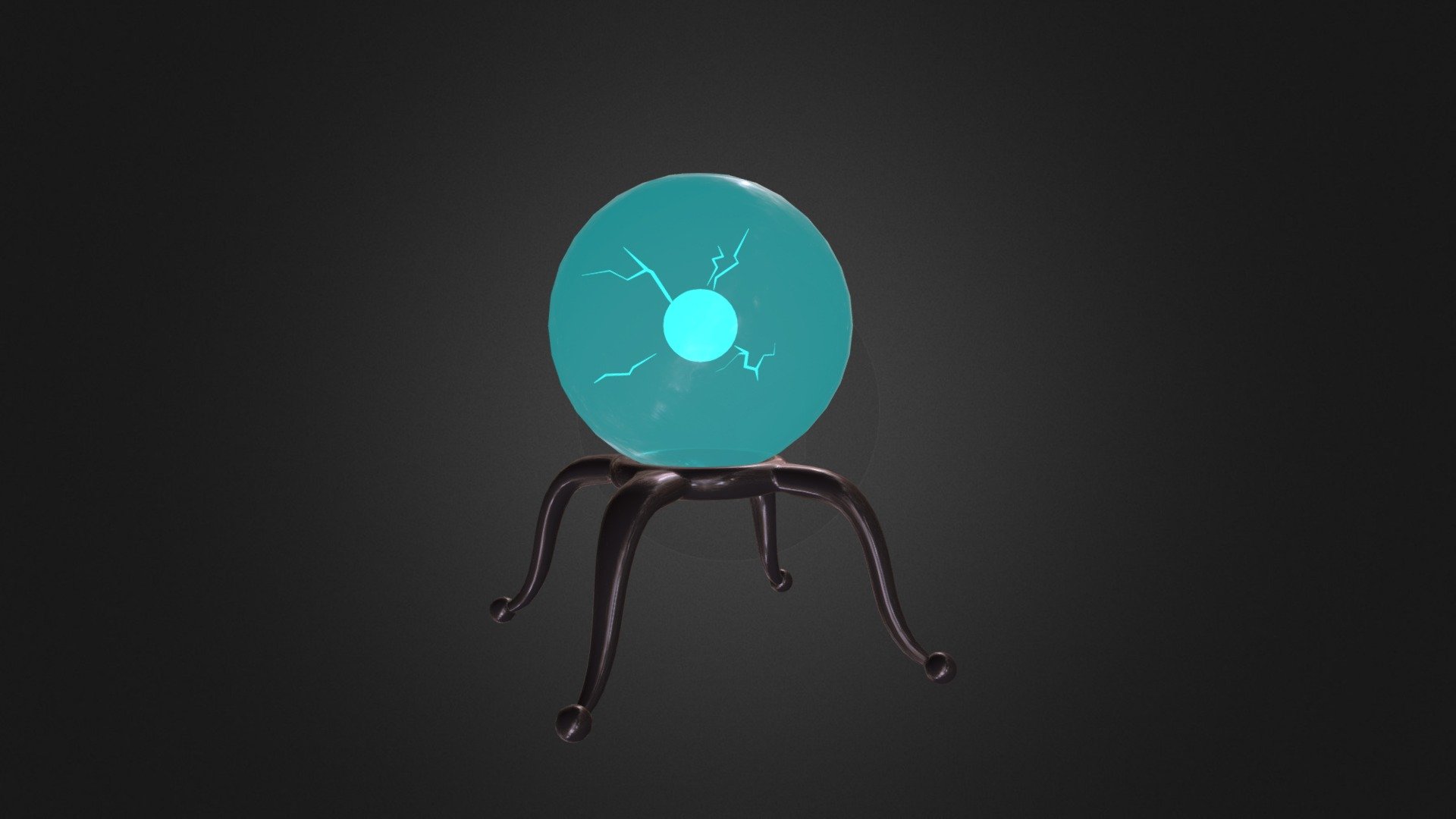 Crystal ball - Download Free 3D model by Moons (@mounica.choco9 ...