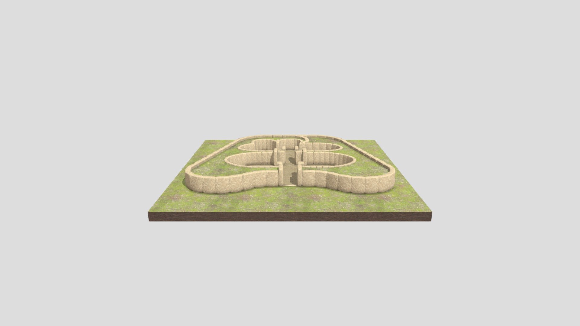 Northern temple of Hagar Qim - Download Free 3D model by clement ...