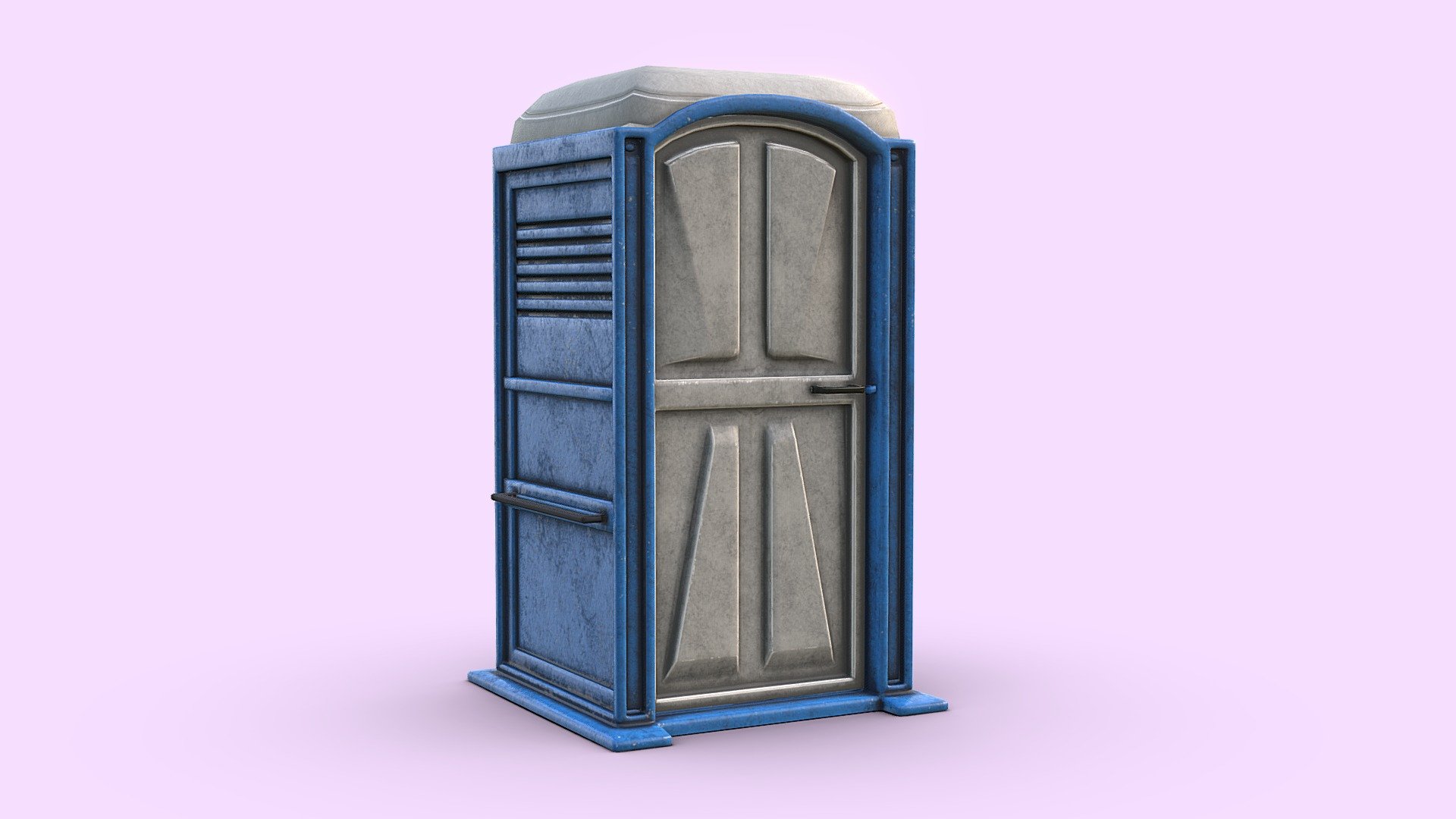 Abandoned Toilet Cabin (Low Poly) - Download Free 3D model by Berk ...
