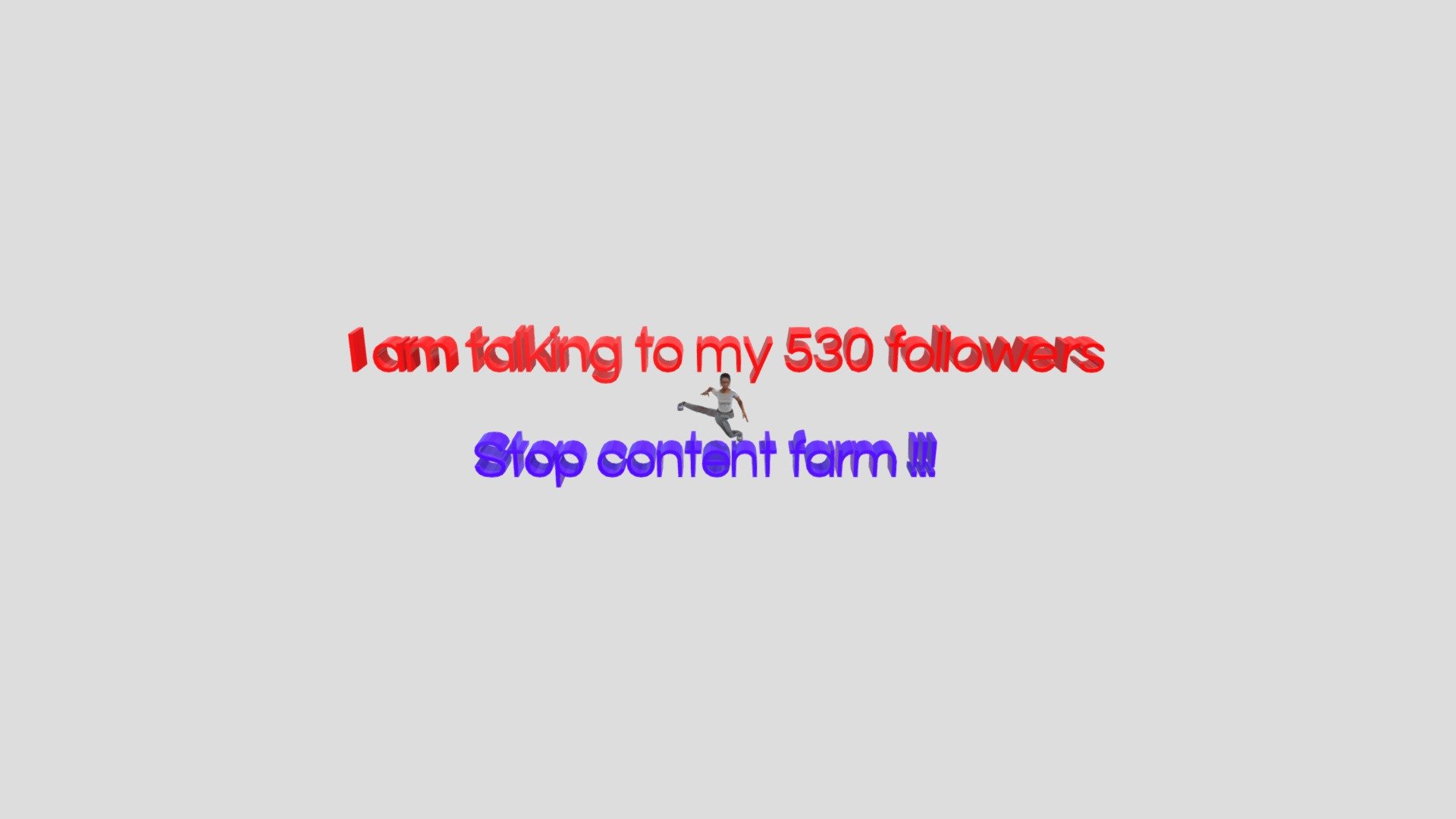 Stop Content Farm !!! - 3D model by TADC FAN Anass Official ...