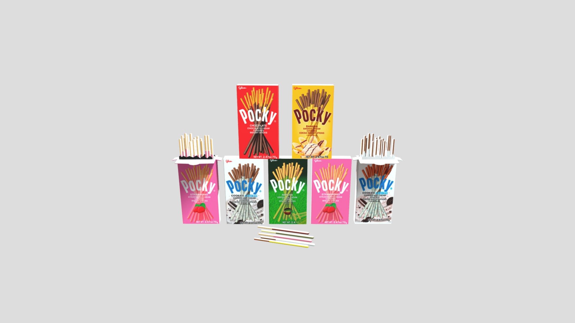 Pocky Preview - 3D model by L1el (@gabrielmlbrandao) [8084b2e] - Sketchfab