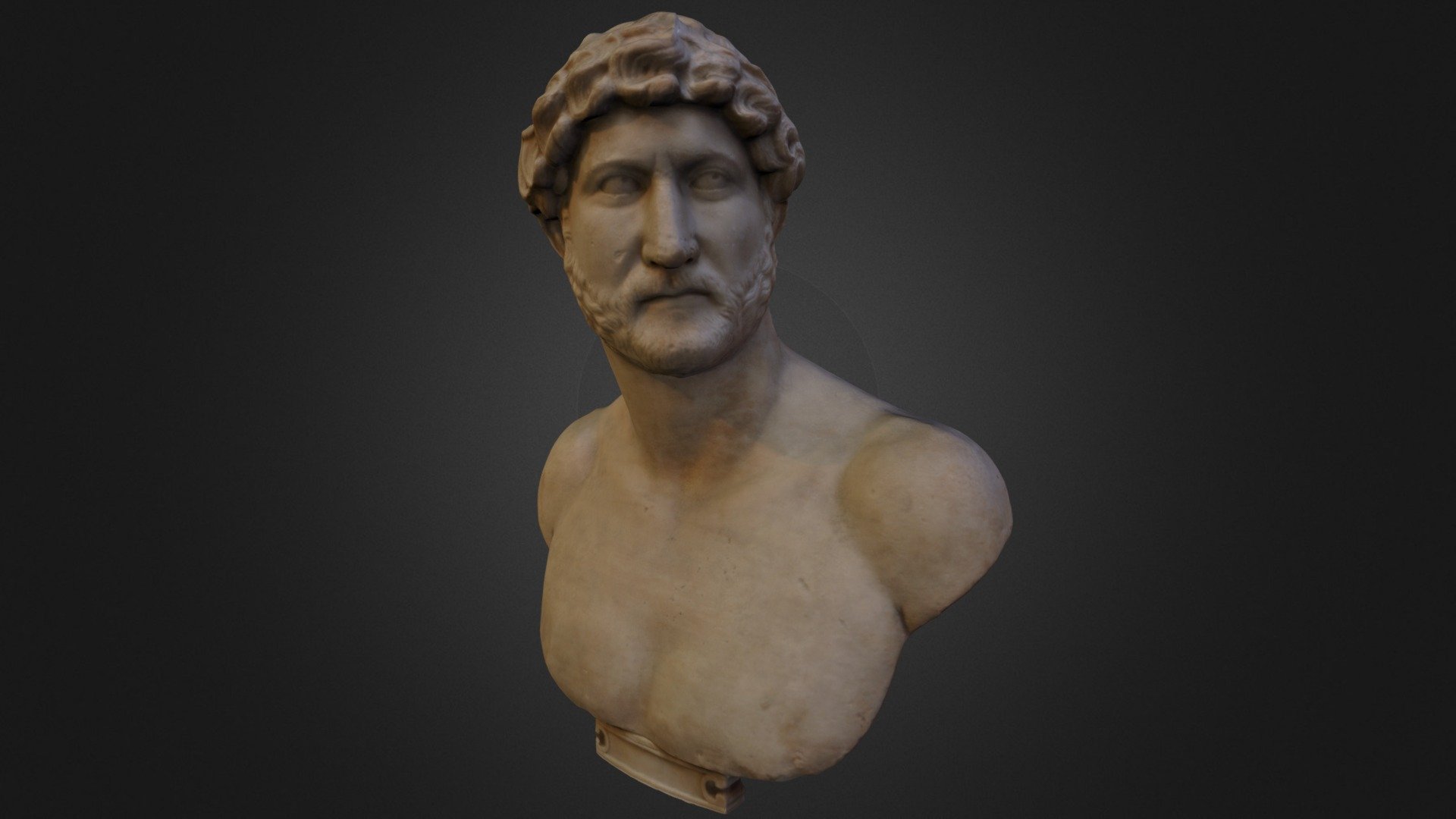 Bust of Hadrian - 3D model by Matthew Brennan (@matthewbrennan ...