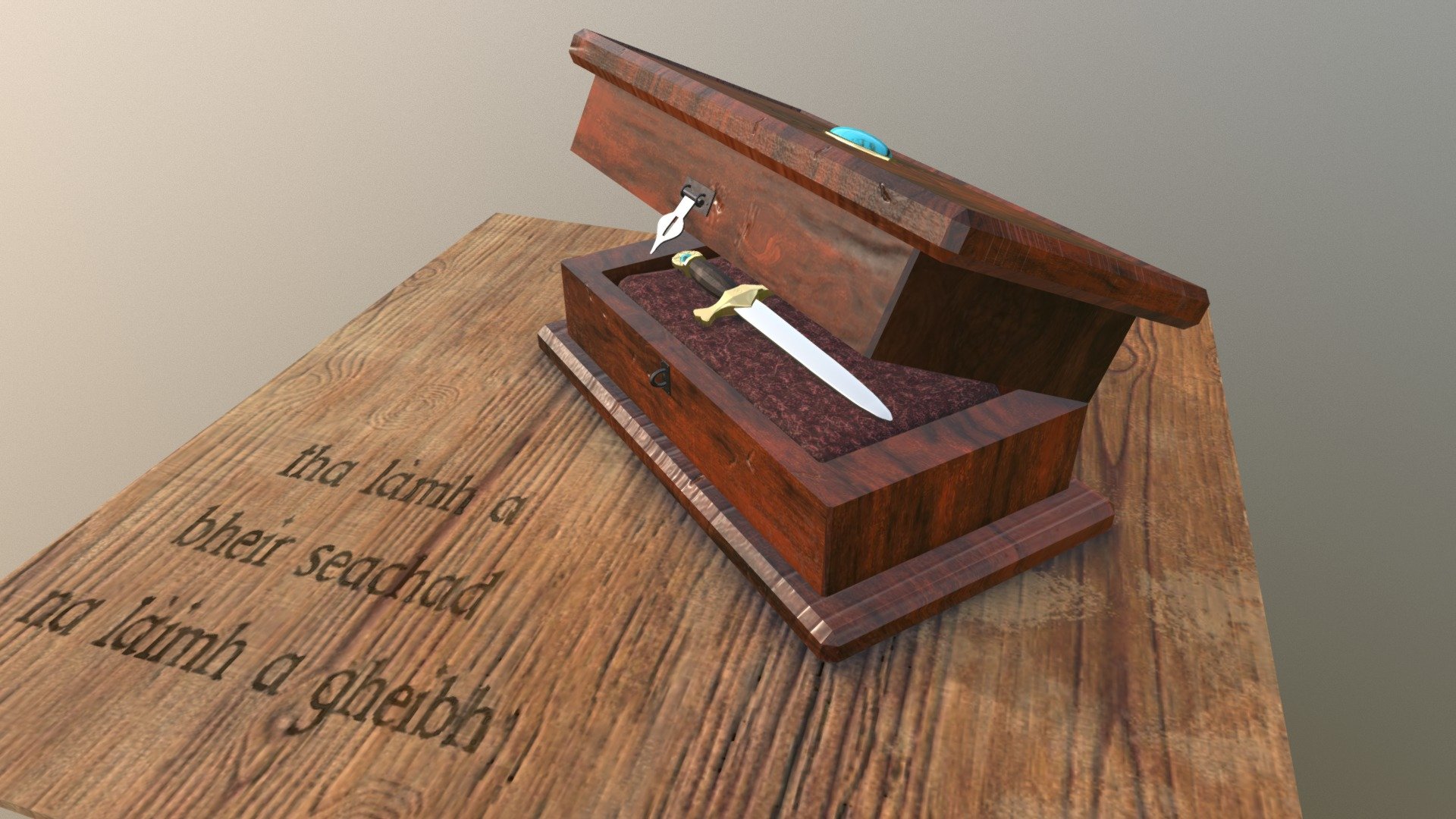 Celtic Chest - 3D model by AnnakaSkavnes [8084ca6] - Sketchfab