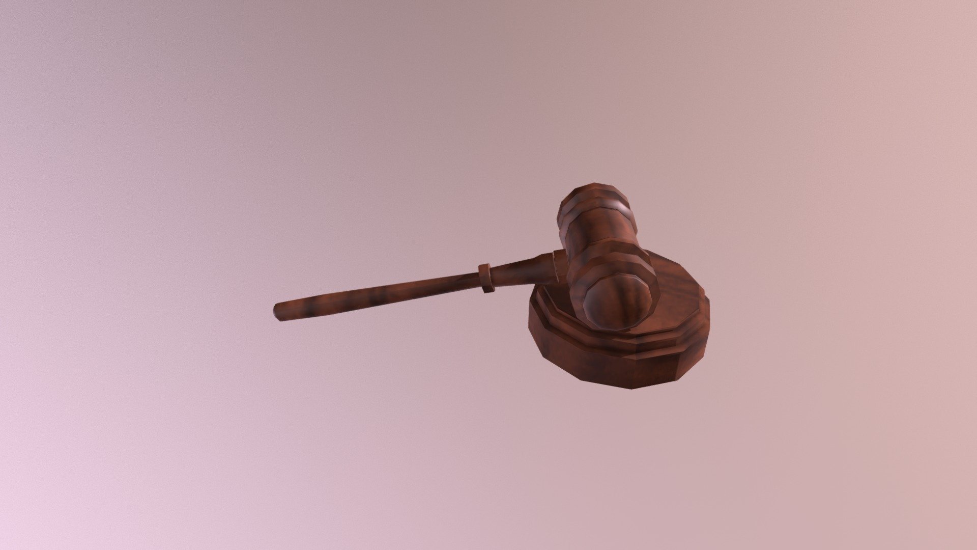 Gavel - 3D model by shotAI [8085e21] - Sketchfab