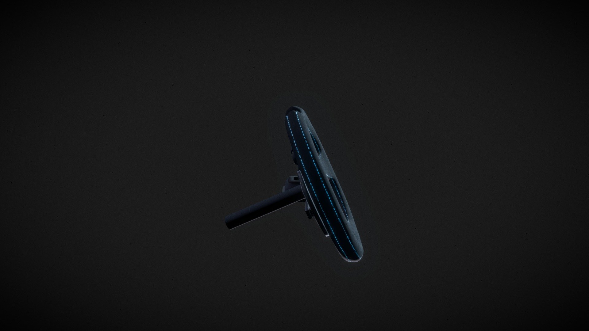 Sci-fi steering wheel and shifter - 3D model by James Dadema ...