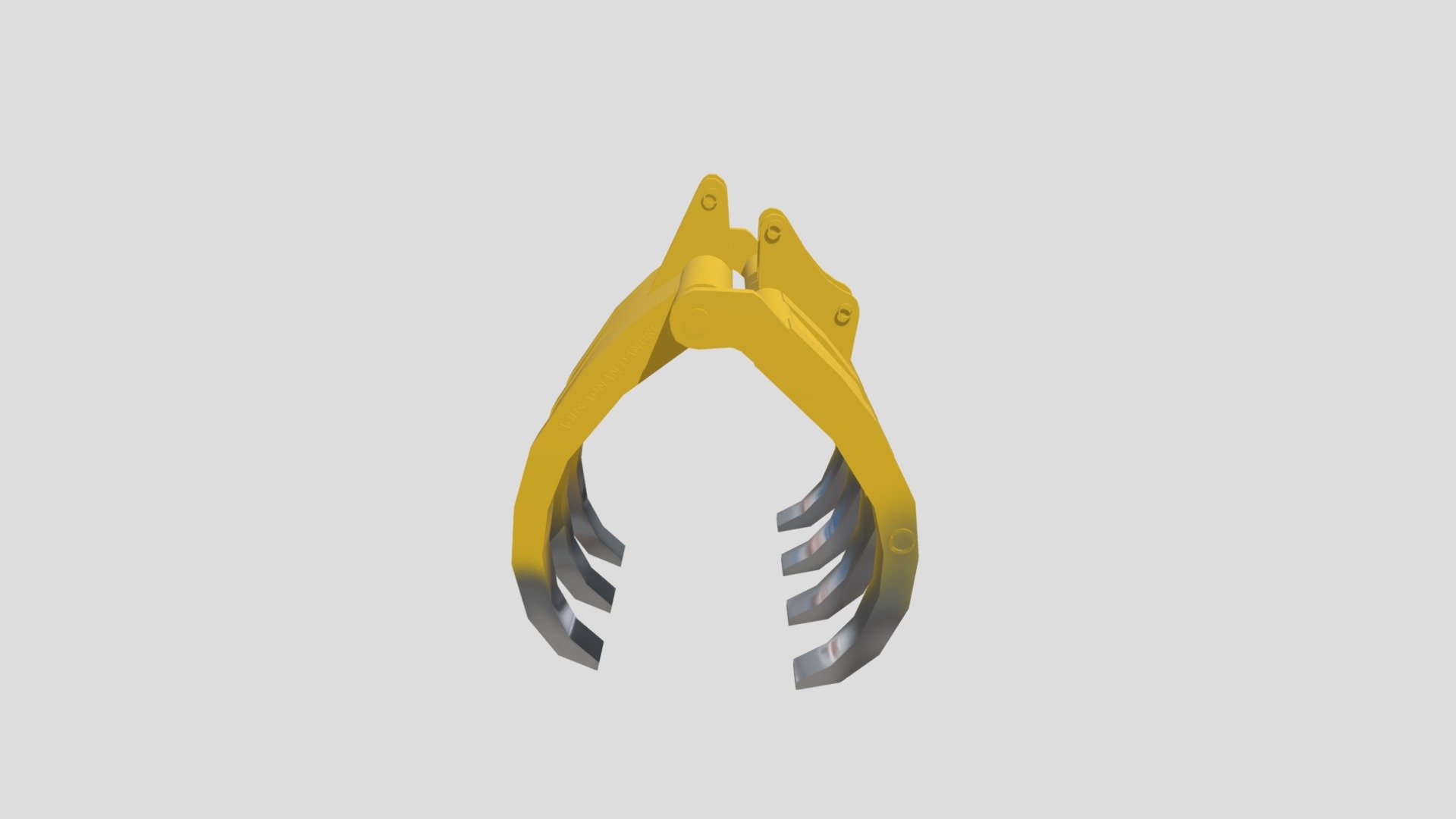 GRAPLE Bucket - Download Free 3D model by AGUS ADNAN DANURI ...