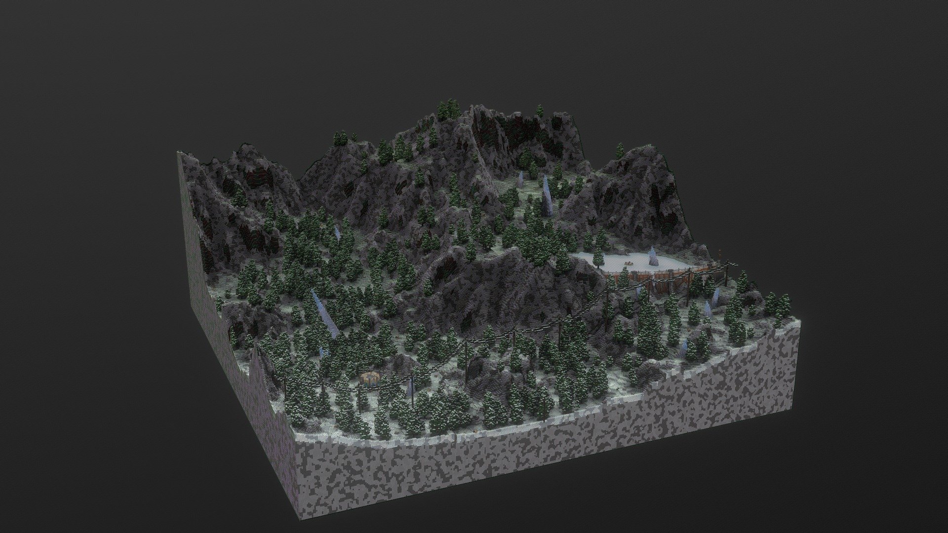 GameOver v3.2 - Cold Mountains Map - 3D model by 3asel [8087d45 ...