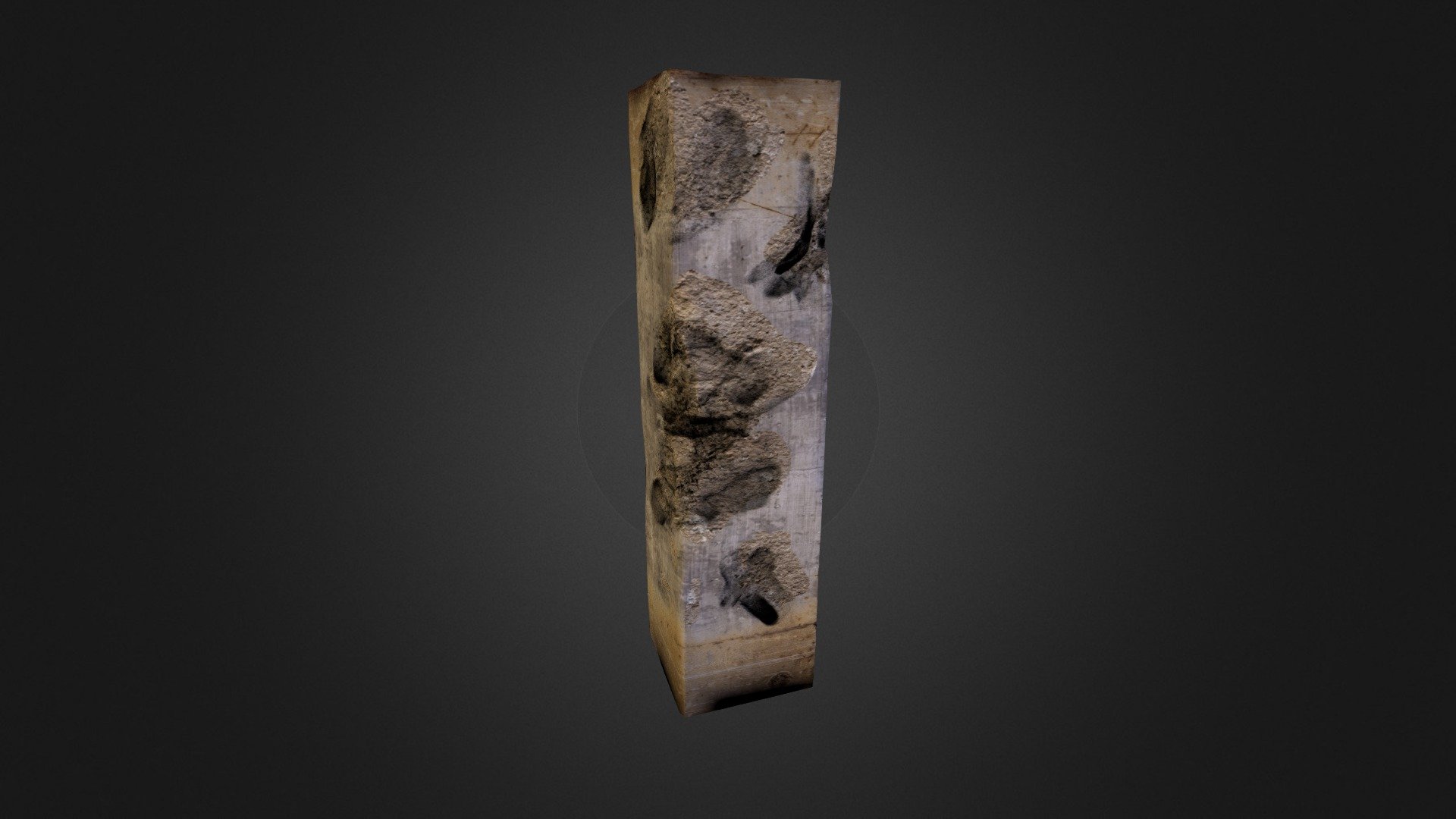 Damaged Pillar - 3D model by OtsoJylha [8089b34] - Sketchfab
