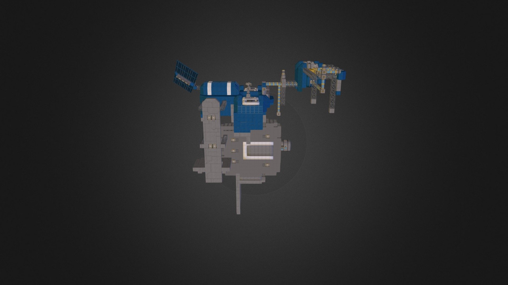 Space Engineers - Blue Station (trailer 2014) - 3D model by Keen ...