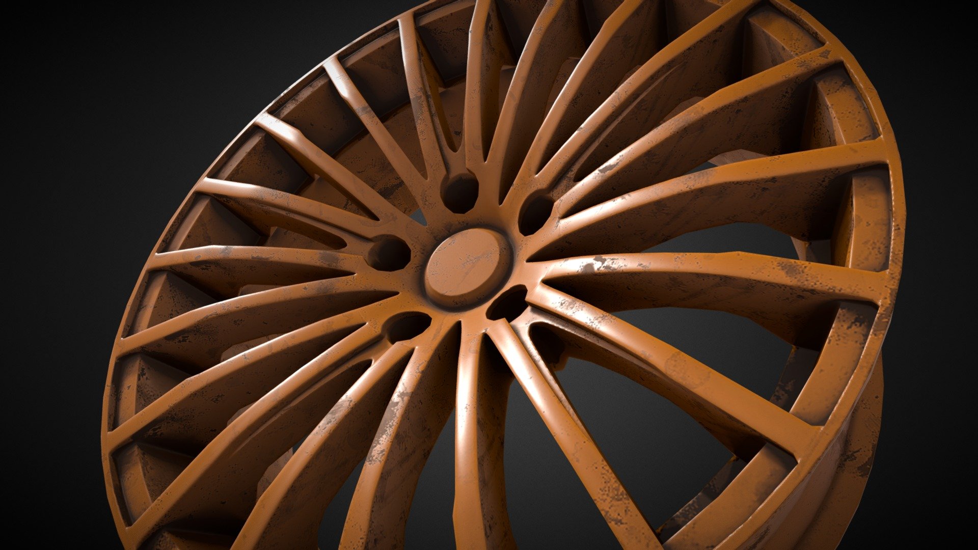 Old Wheel - 3D model by Serjogasan [808beb7] - Sketchfab