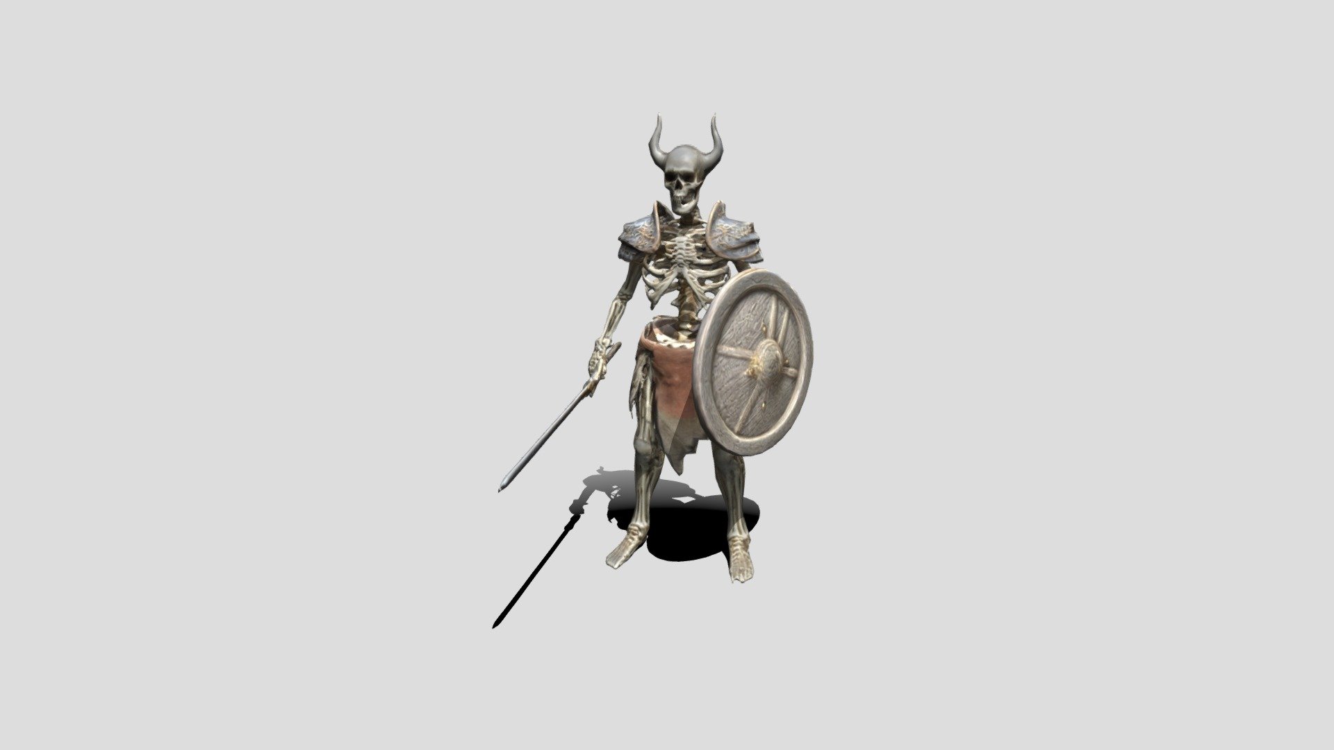 skeleton_warrior - Download Free 3D model by Ron.Edelstein [808c014 ...