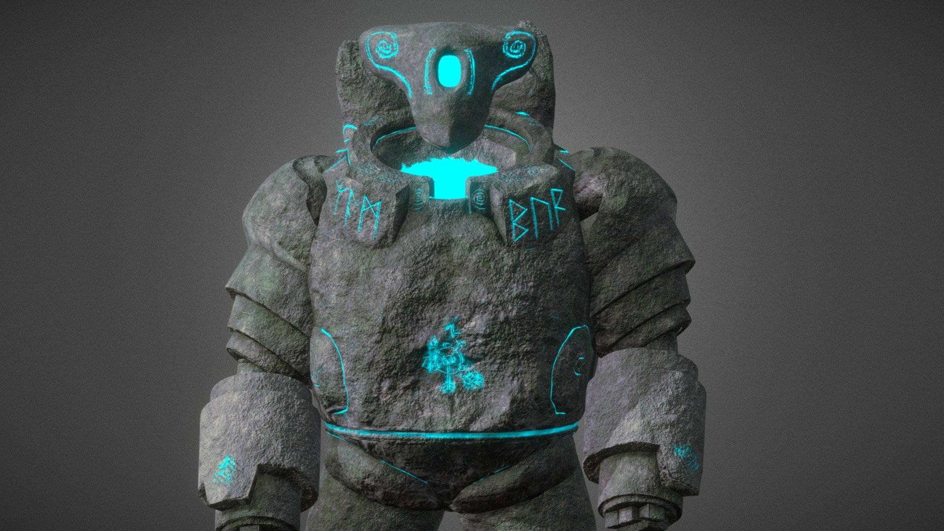 Rock Golem - 3D model by Zambur [808c073] - Sketchfab