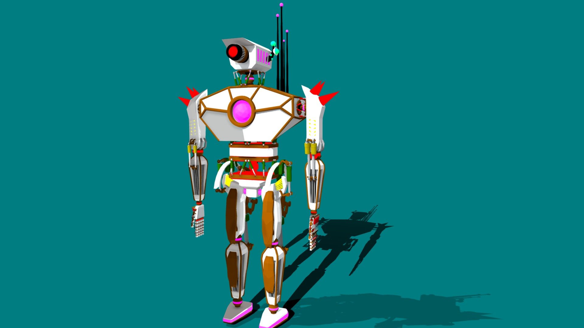 Anime robot military (rigged) - 3D model by rubinsicret.07 [808ea62 ...