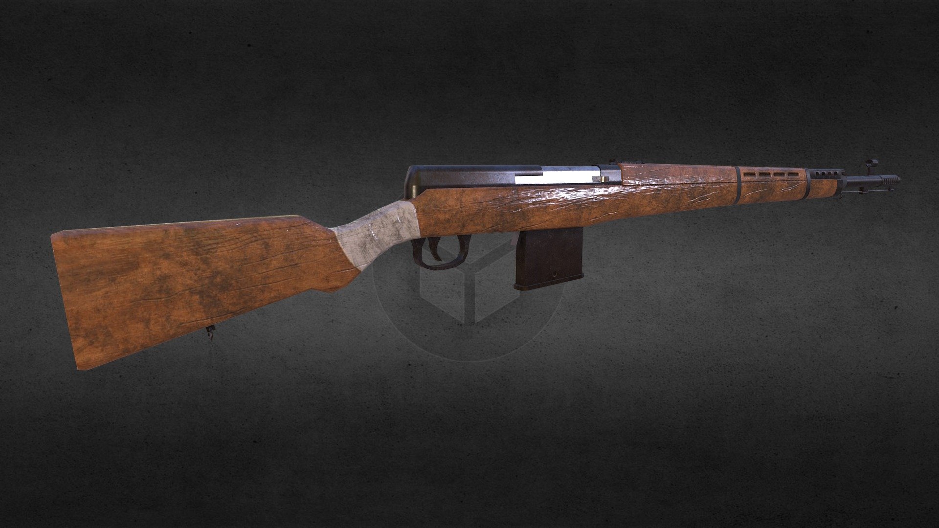 WWII Tokarev's SVT-38 - Download Free 3D model by myactyindie [808f151 ...