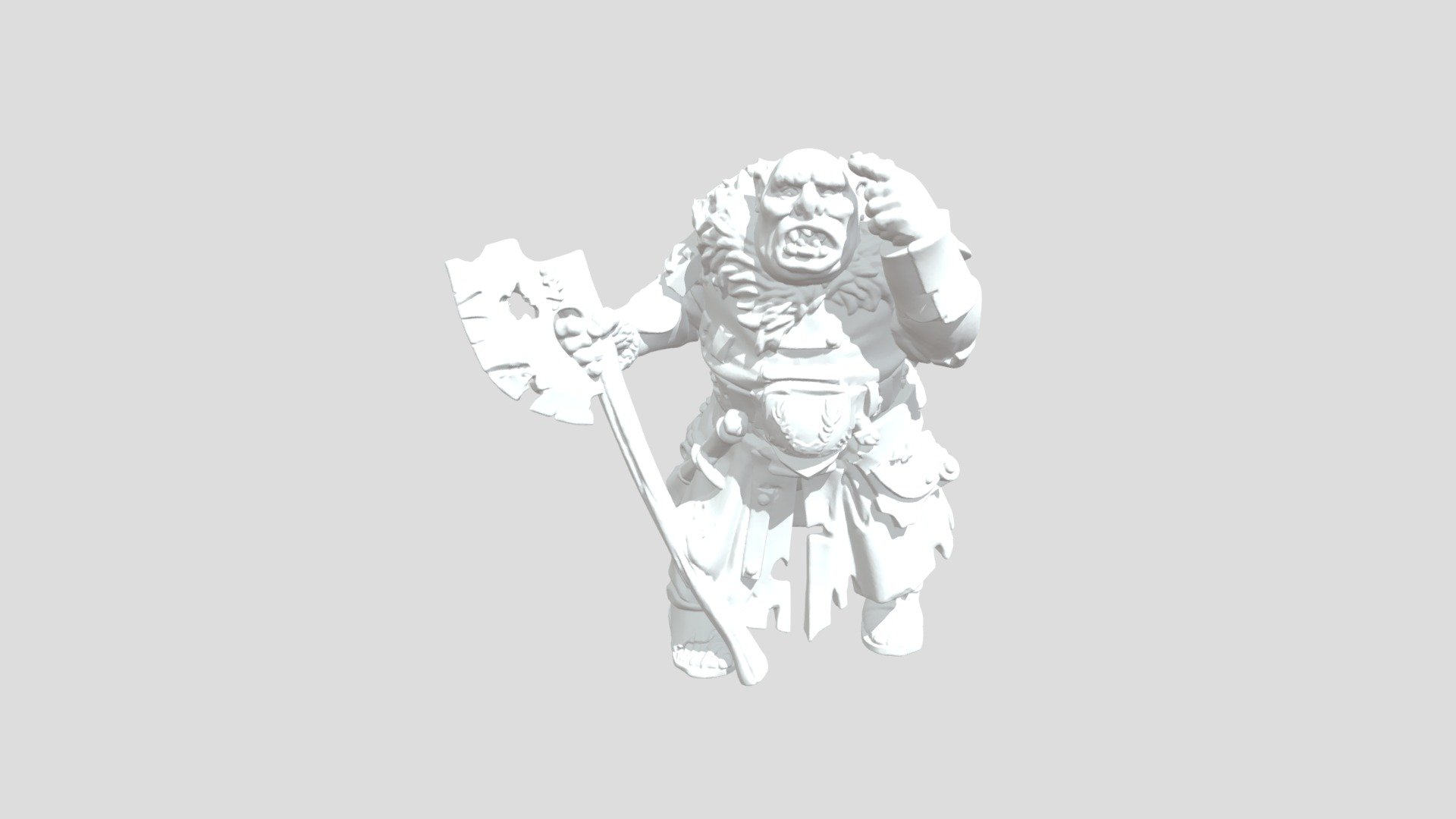 ogrebodyguard - Download Free 3D model by blesssigmar [8090a21] - Sketchfab