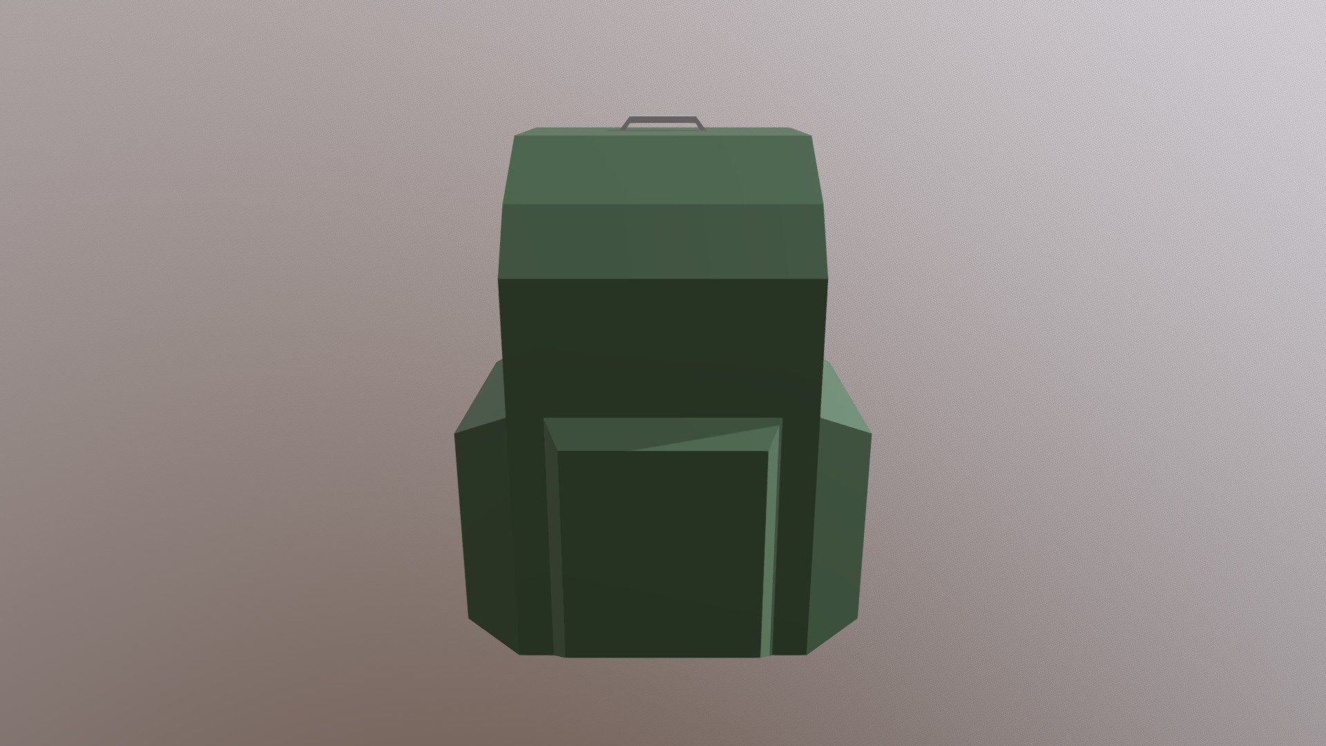 Low Poly Backpack - 3D model by Sciammarella [8091add] - Sketchfab