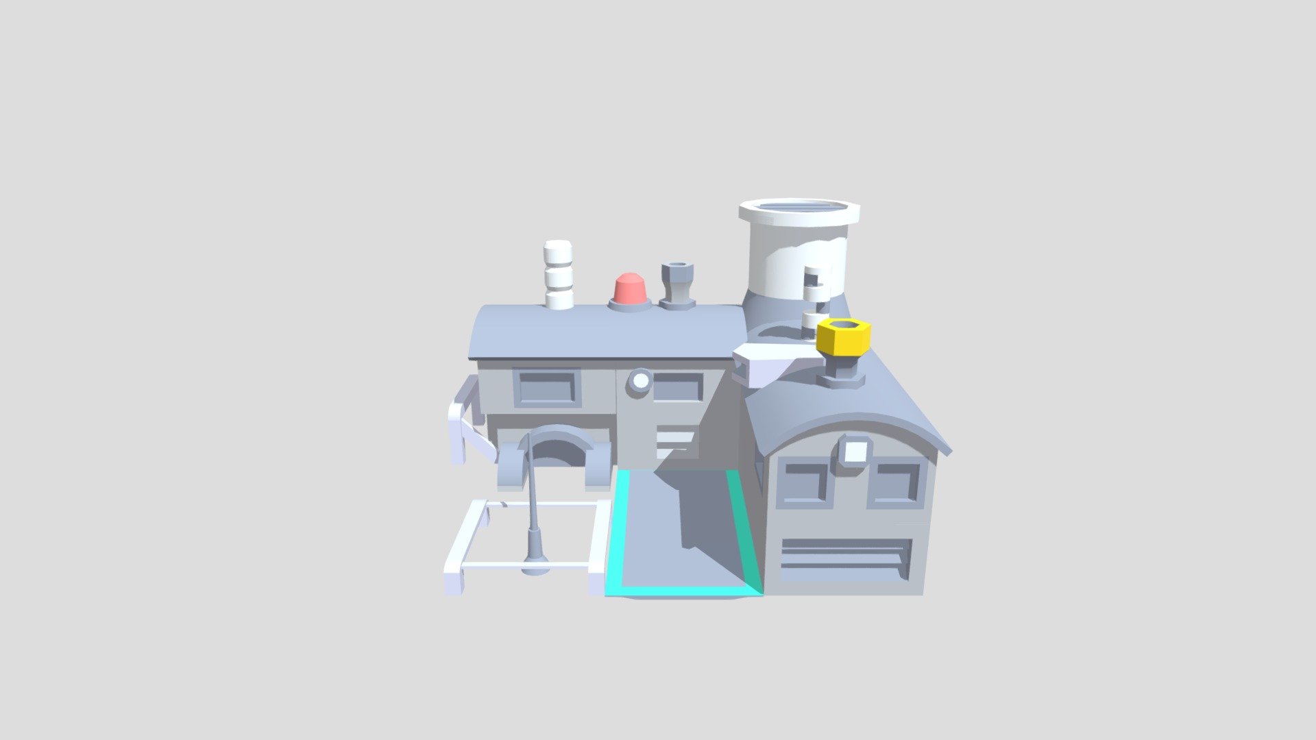 Low Poly Factory - 3D model by Corvin12 [8093661] - Sketchfab