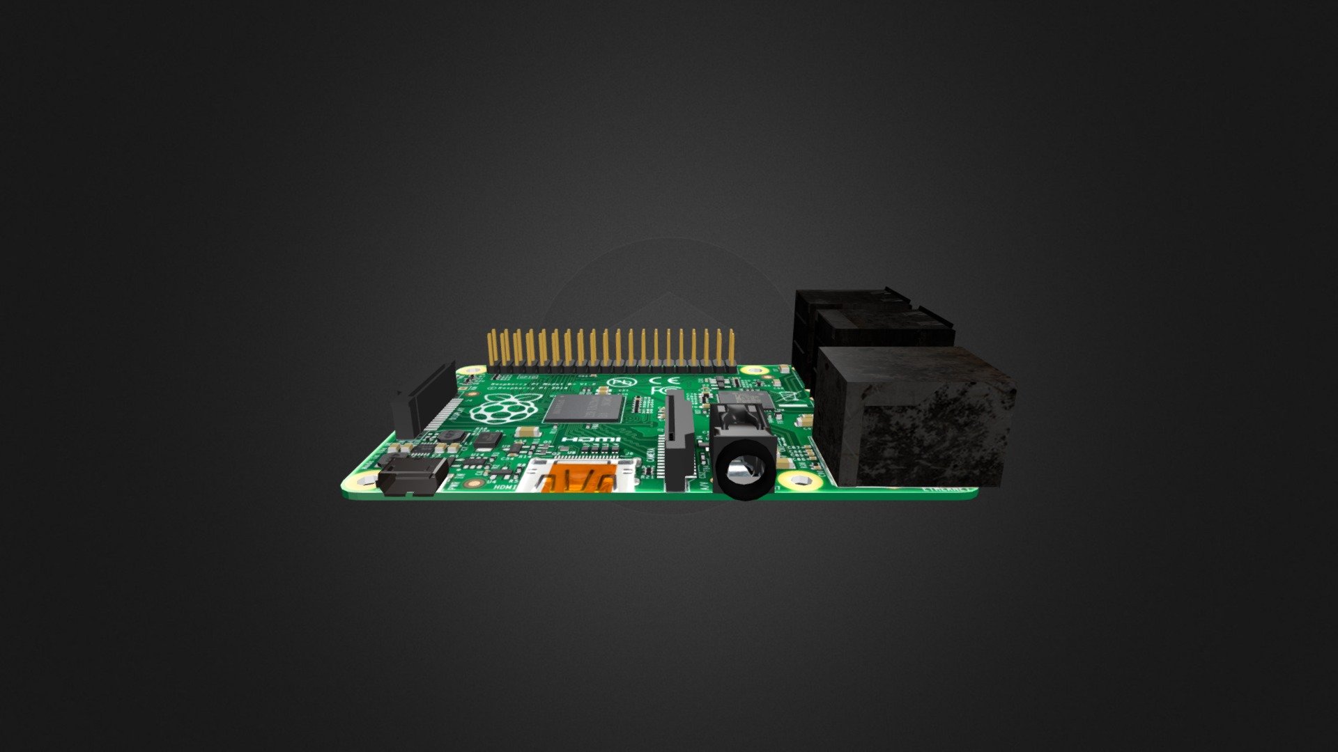 Raspberry PI - 3D model by aya0 [8093a50] - Sketchfab