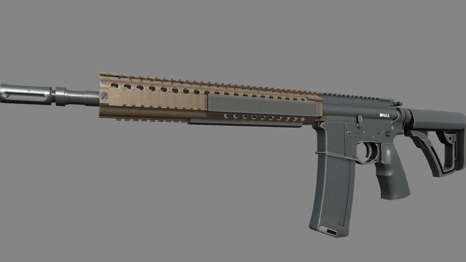 M4A1 rifle - Download Free 3D model by Tymon Kasprzak (@Tymon_Kas ...