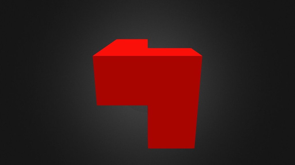 PUZZLE CUBE RED PART AC - 3D model by achen7 [8095936] - Sketchfab