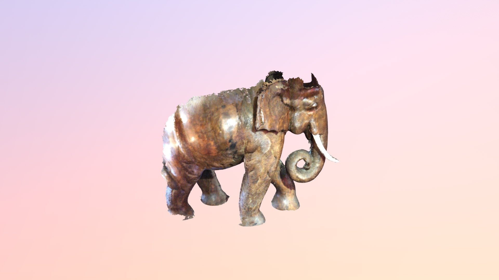 Elephant from salvage one - 3D model by hcwiley [8096bd1] - Sketchfab