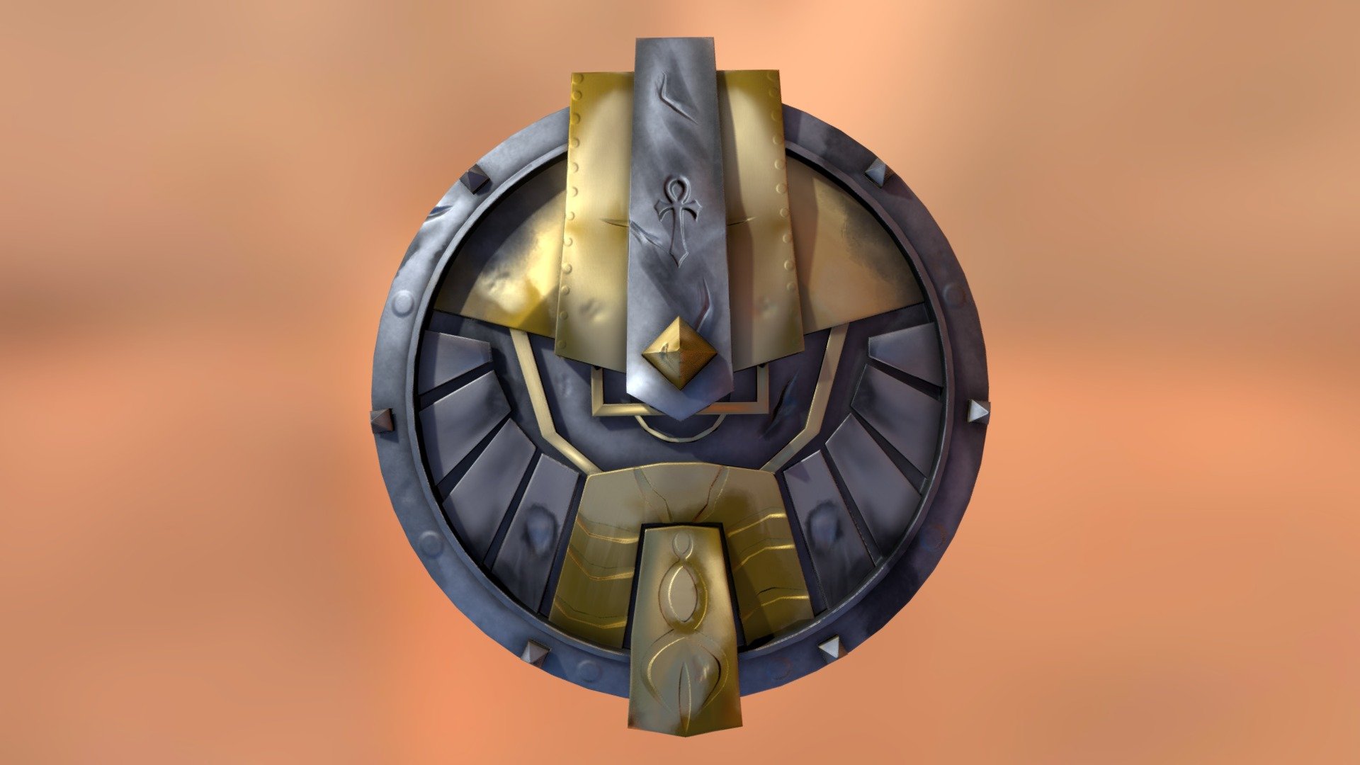Ankh Shield - Download Free 3D model by Heliotrope art (@heliotropeart ...