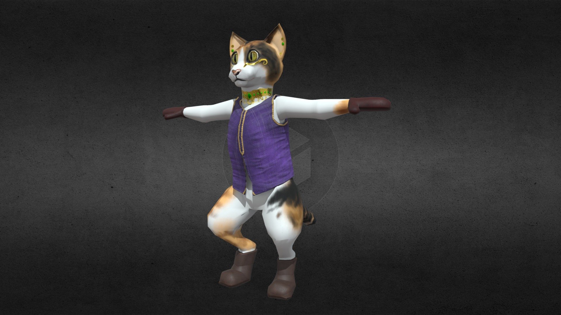Fantasy Cat Model - 3D model by MadelineWidmyer [8098641] - Sketchfab