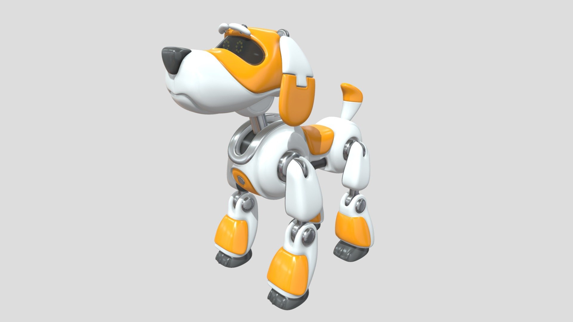 Robot Dog - 3D model by gazgolder [80986d6] - Sketchfab