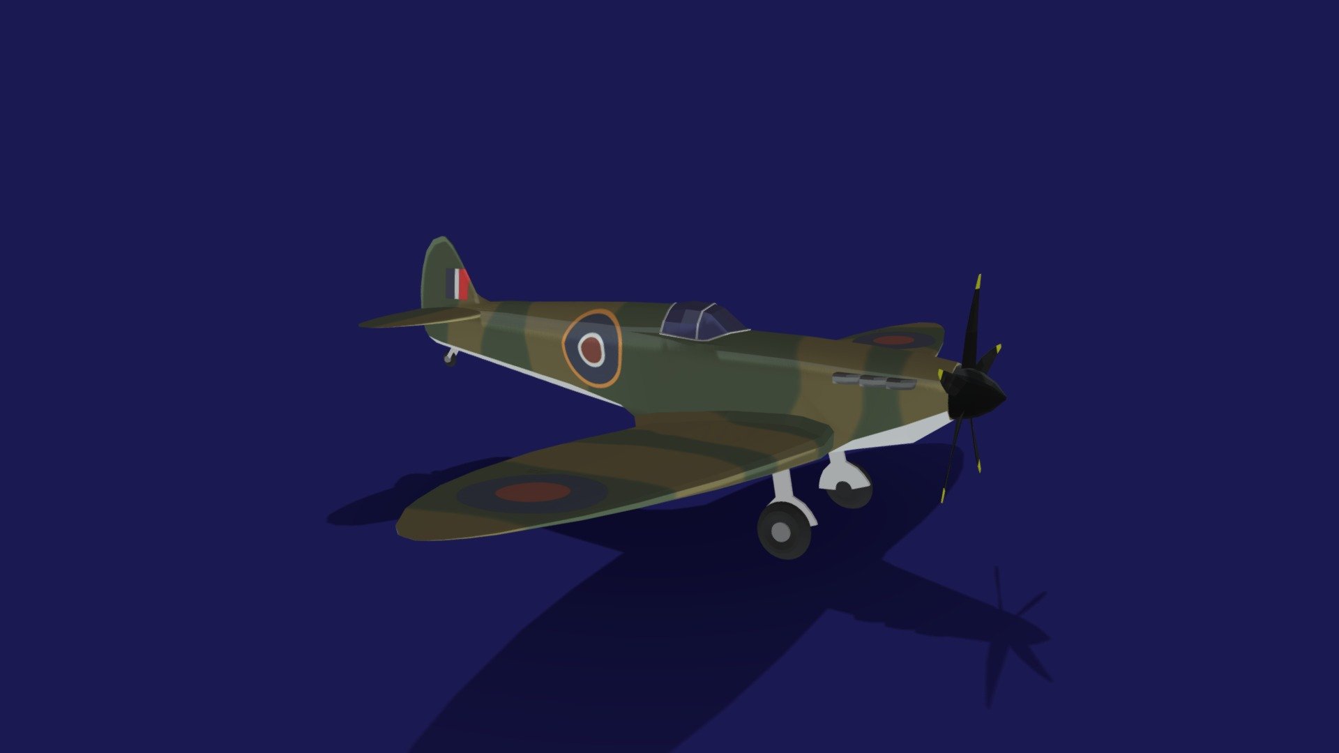 low-poly Supermarine Spitfire - Buy Royalty Free 3D model by rdyans235 ...