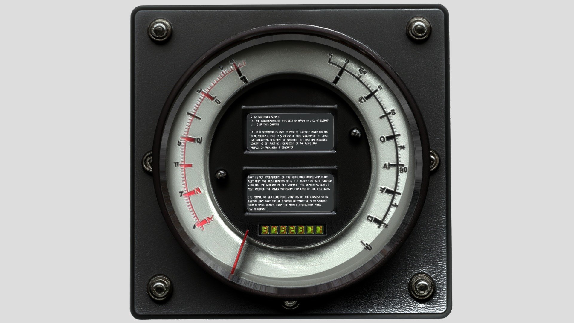 Digital Meter 004 - Download Free 3D model by RadioactiveAG [809bb79 ...