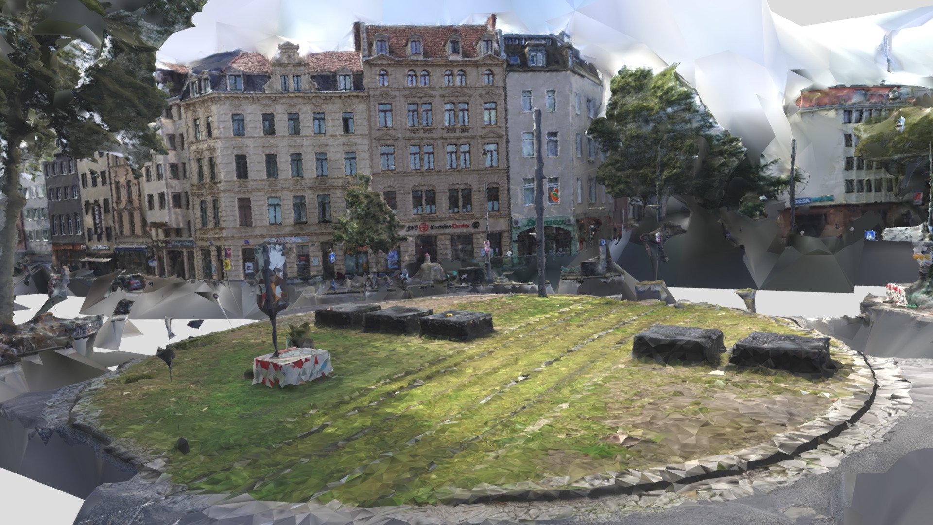 Kreisverkehr Chlodwigplatz - 3D model by michael.cieslik [809c43b ...