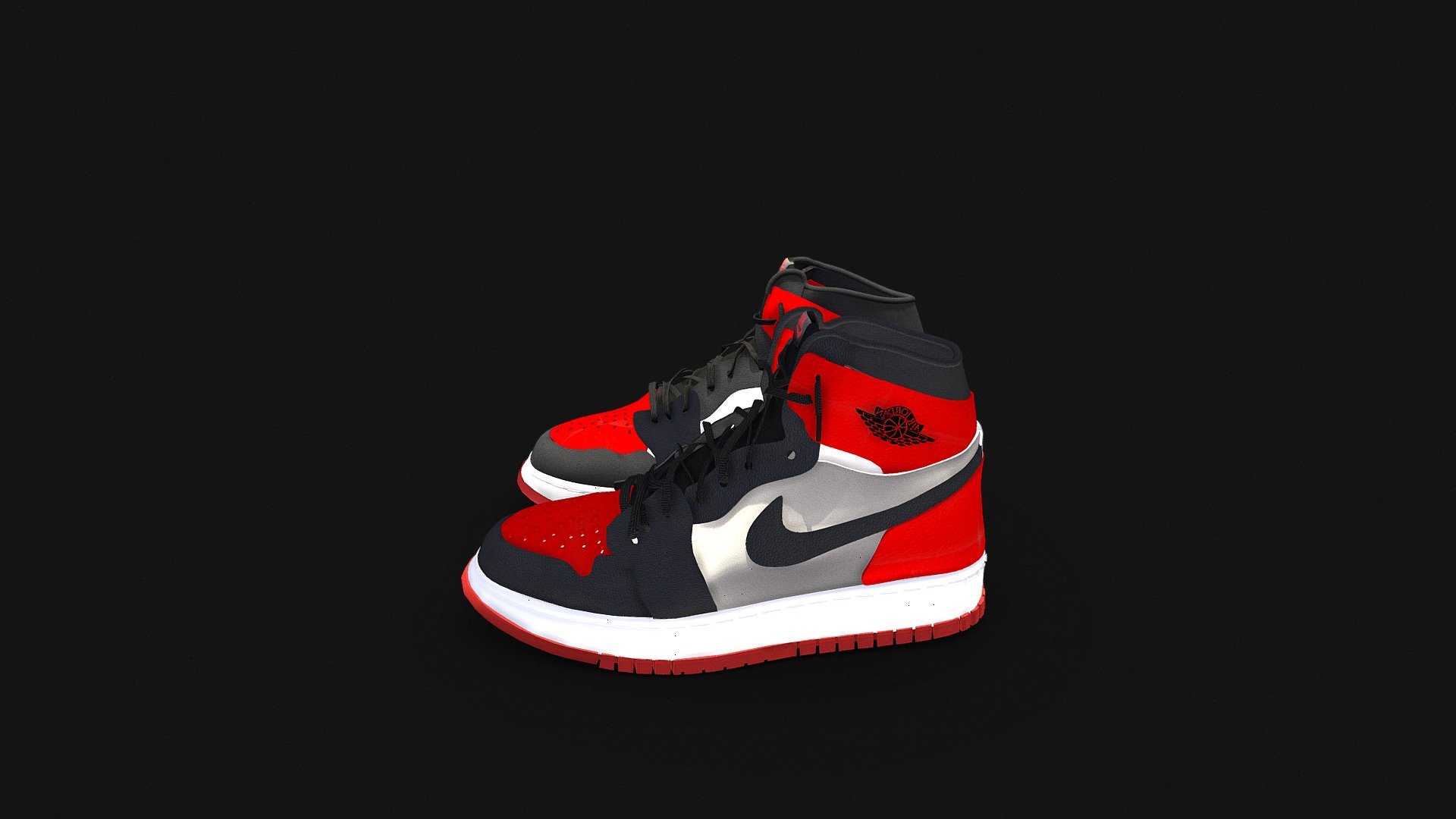 Nike Air Jordan 1 High - Download Free 3D model by LEKSA (@LVDEV ...